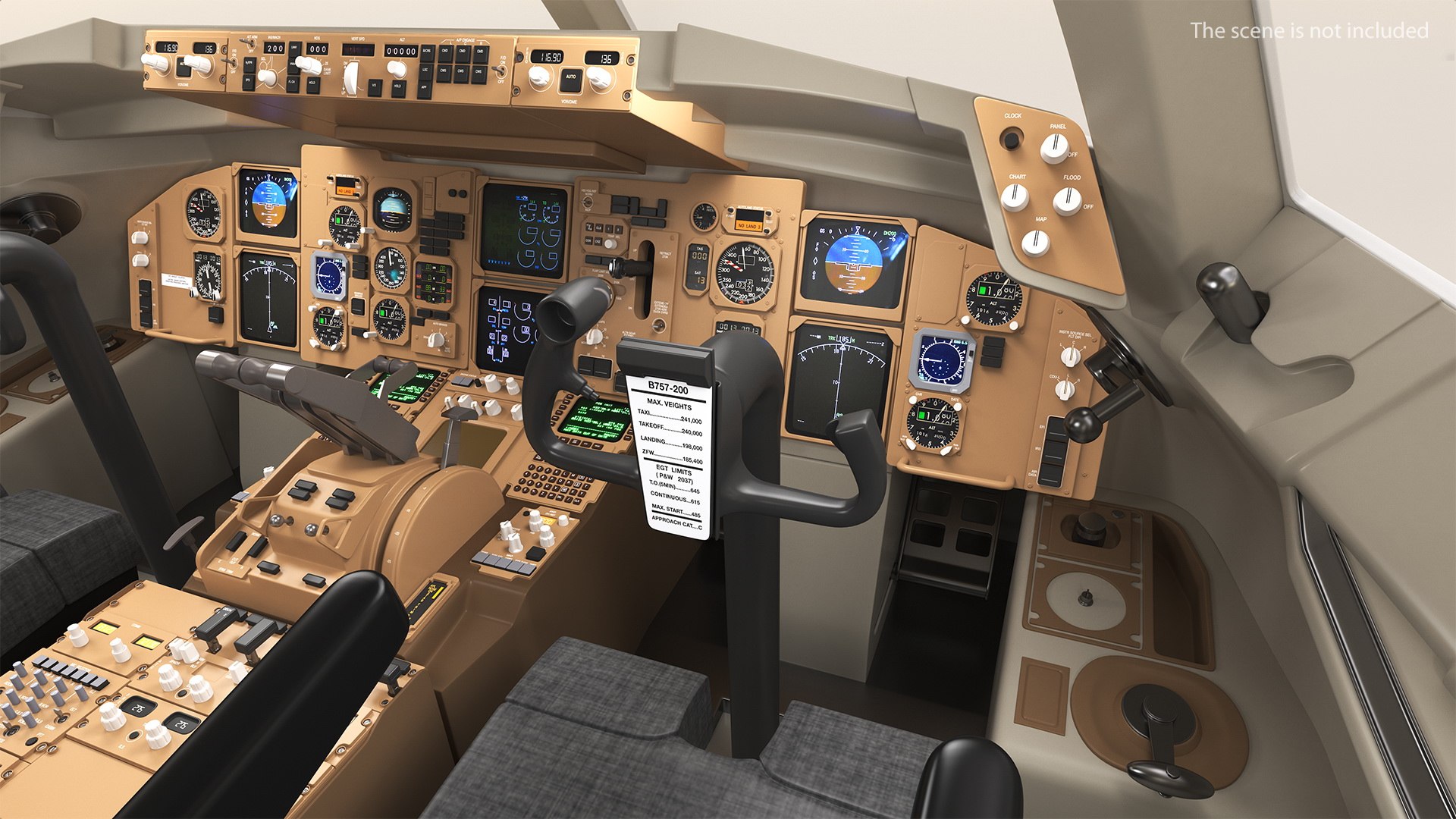 3D Model B757 Captain Yoke - TurboSquid 1474064