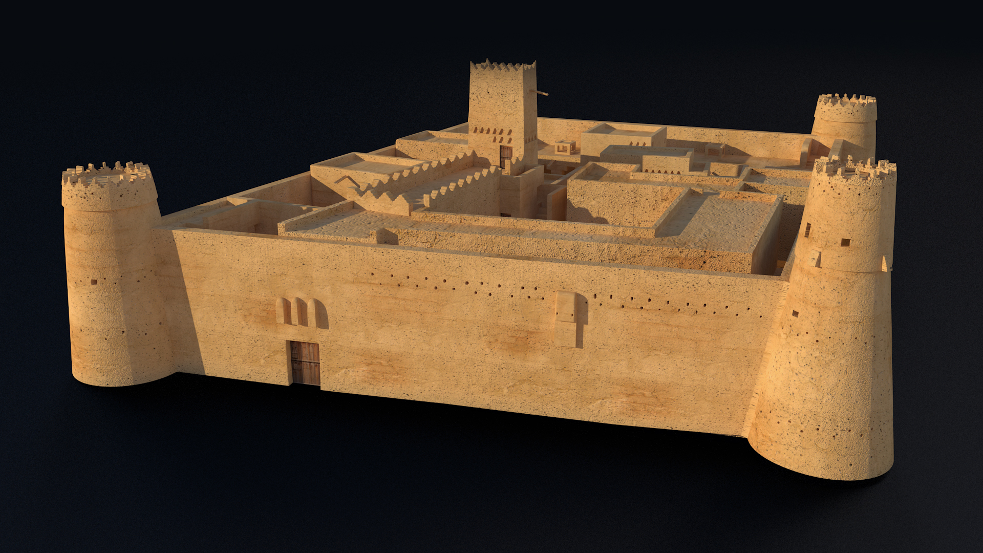 3D model Al Masmak Castle - TurboSquid 1822134