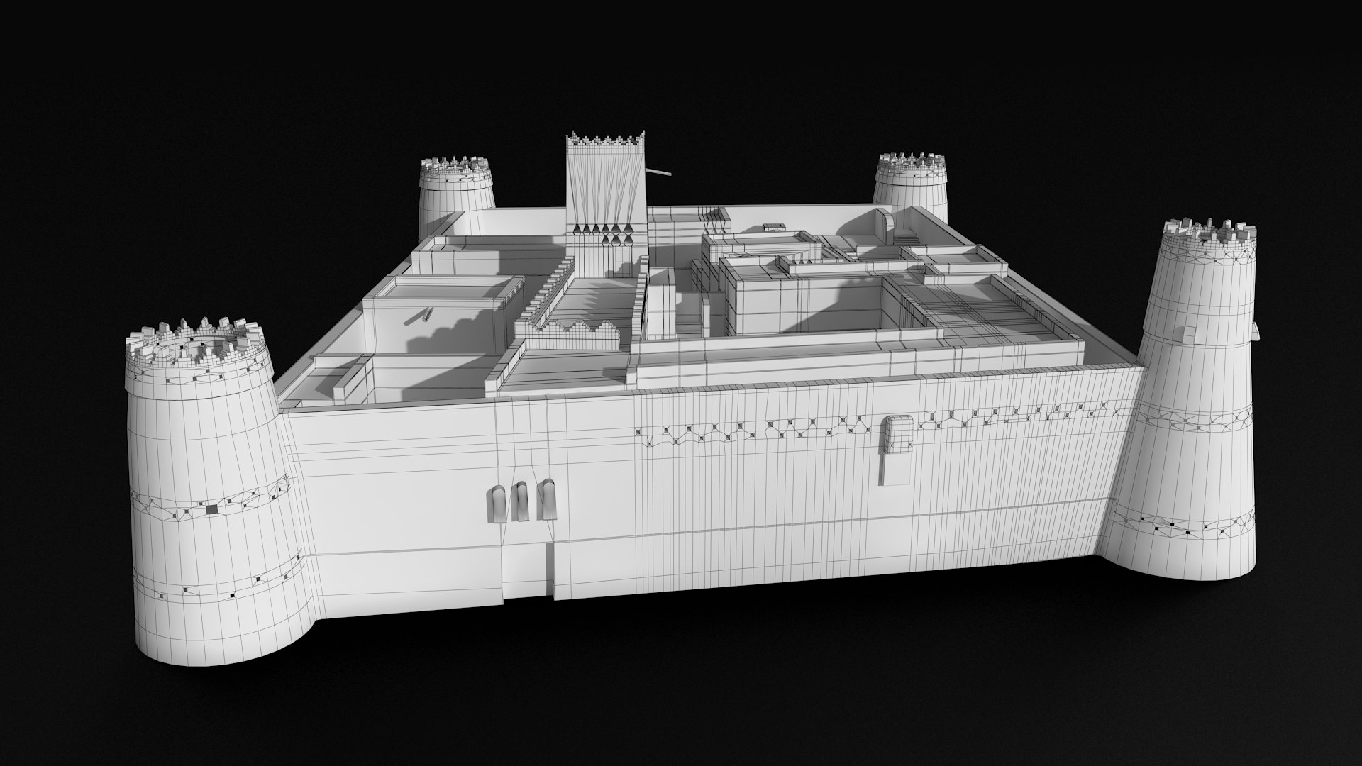 3D Model Al Masmak Castle - TurboSquid 1822134