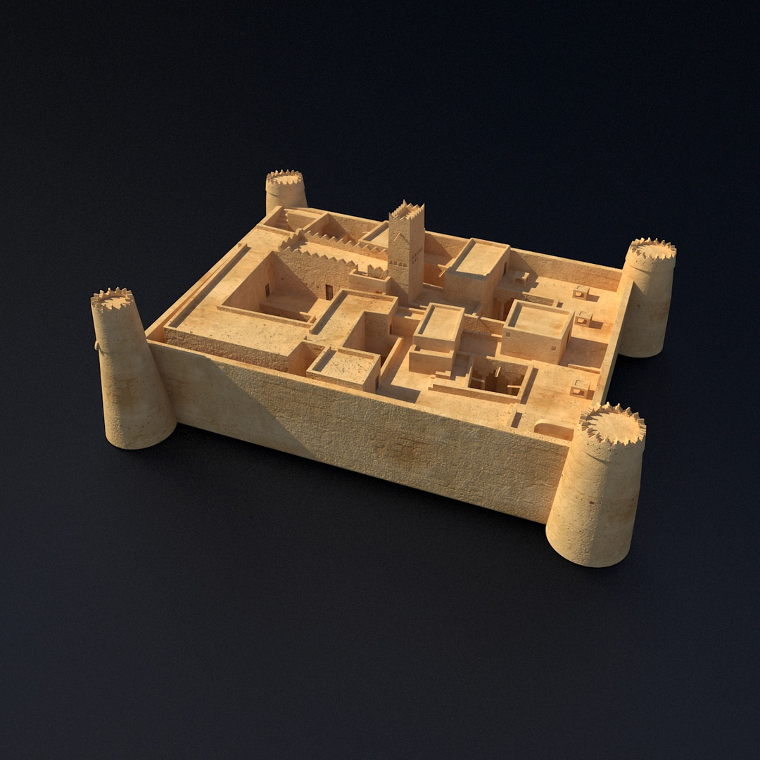 3D Model Al Masmak Castle - TurboSquid 1822134