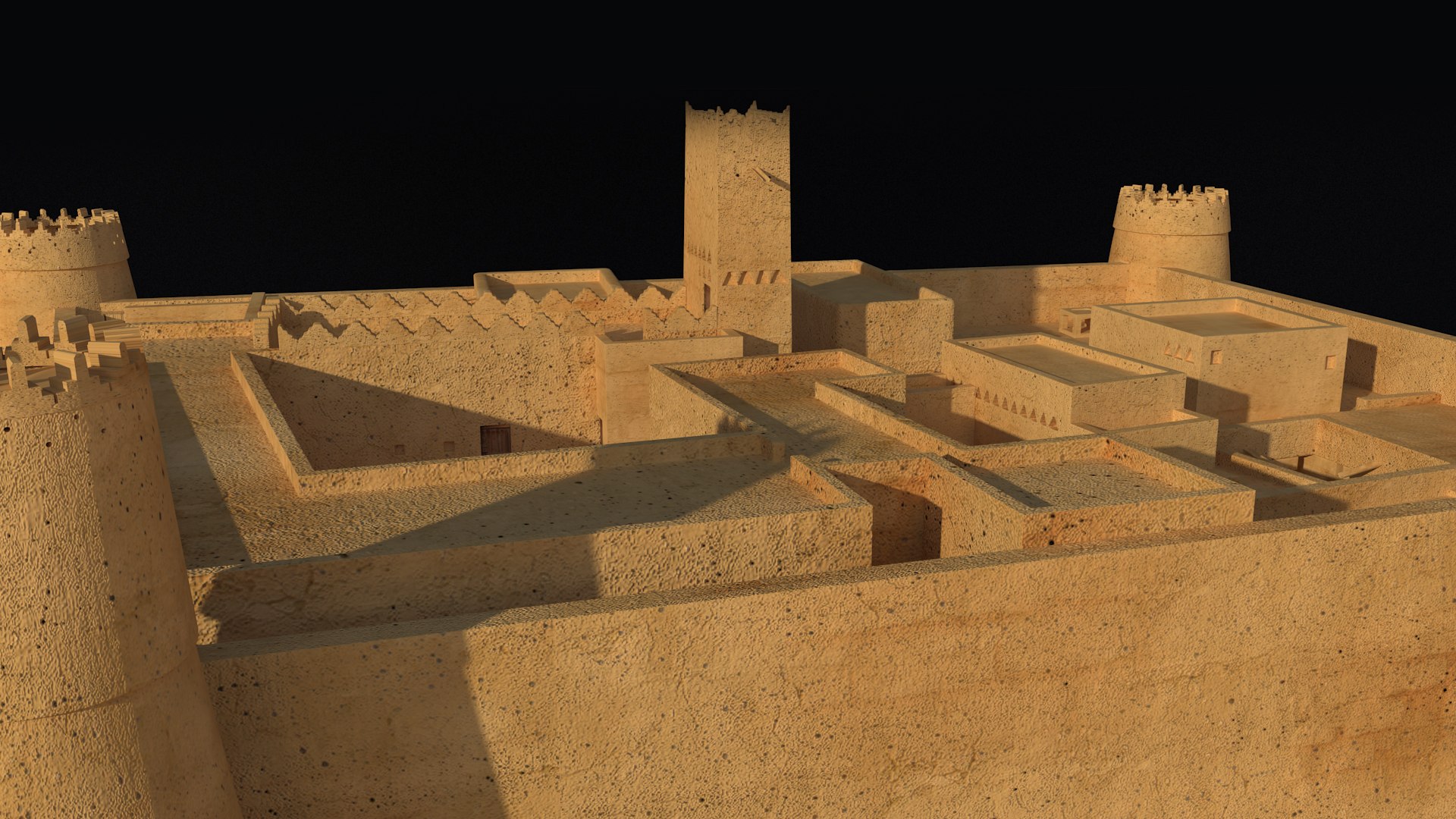 3D Model Al Masmak Castle - TurboSquid 1822134
