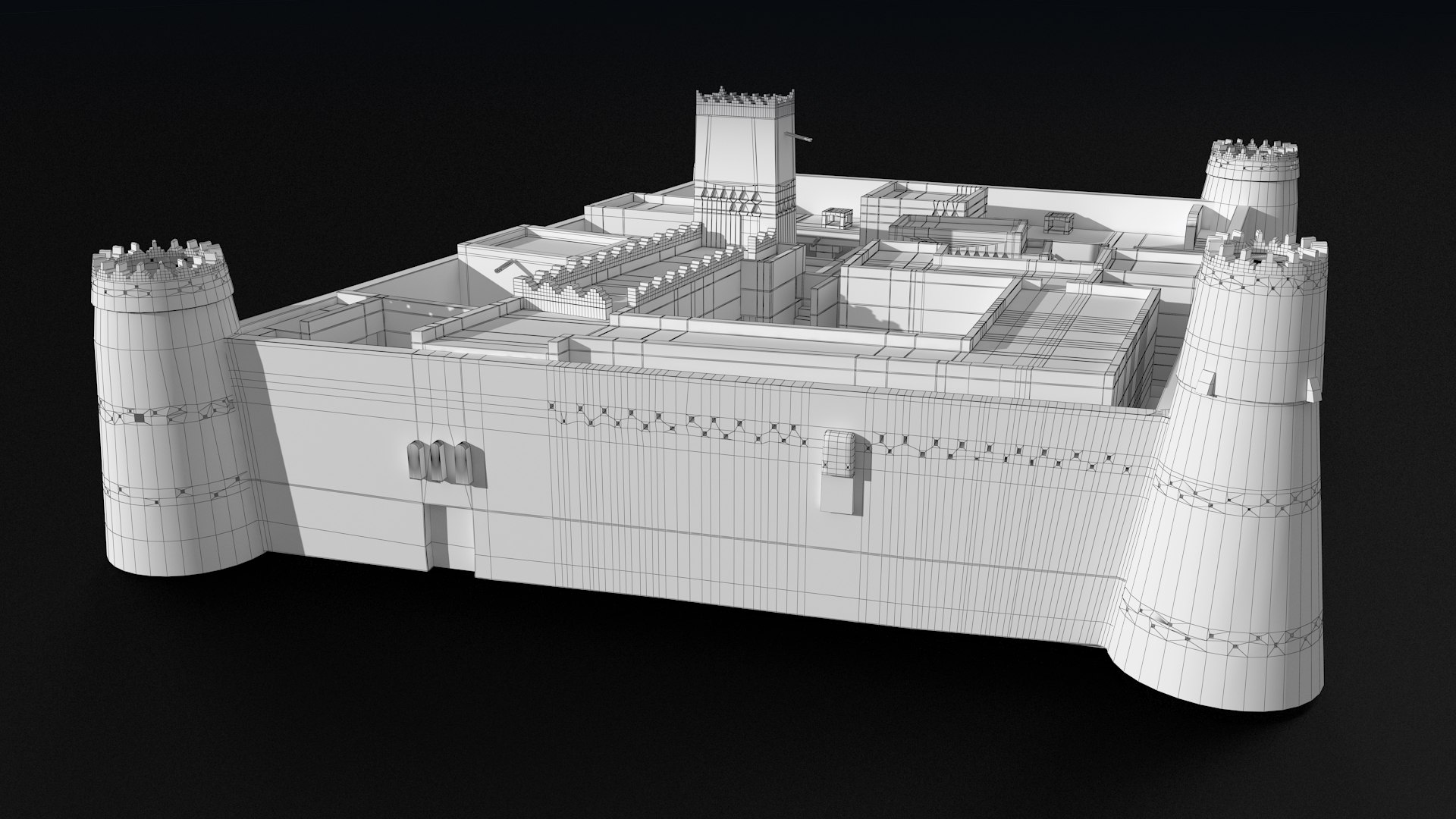 3D Model Al Masmak Castle - TurboSquid 1822134