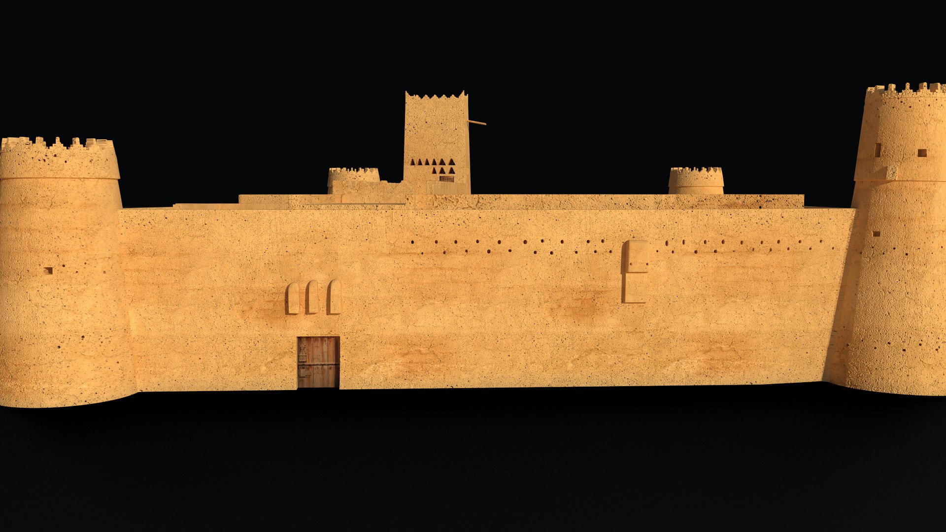 3D Model Al Masmak Castle - TurboSquid 1822134