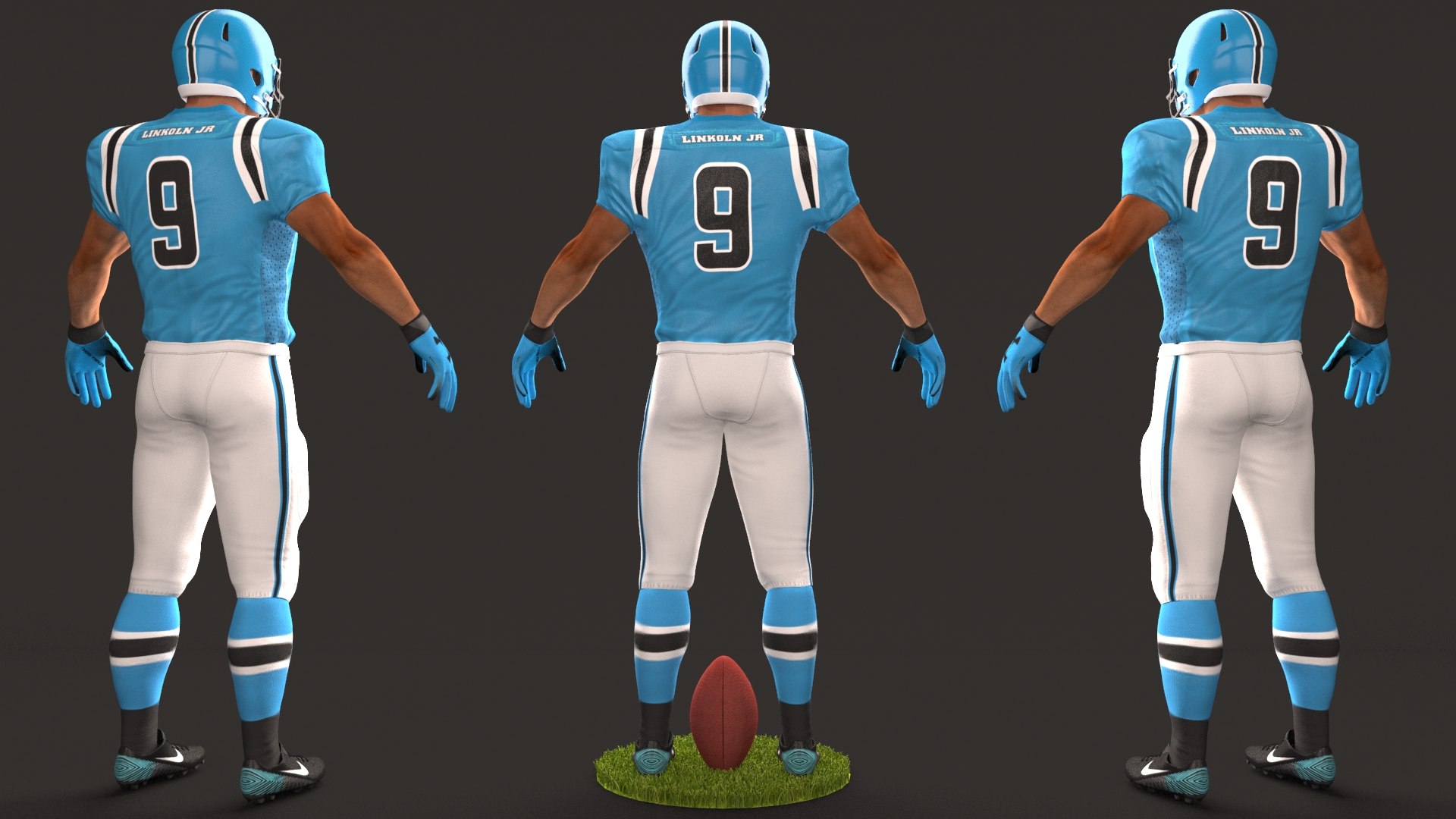 3D Football Player 2020 - TurboSquid 1541815