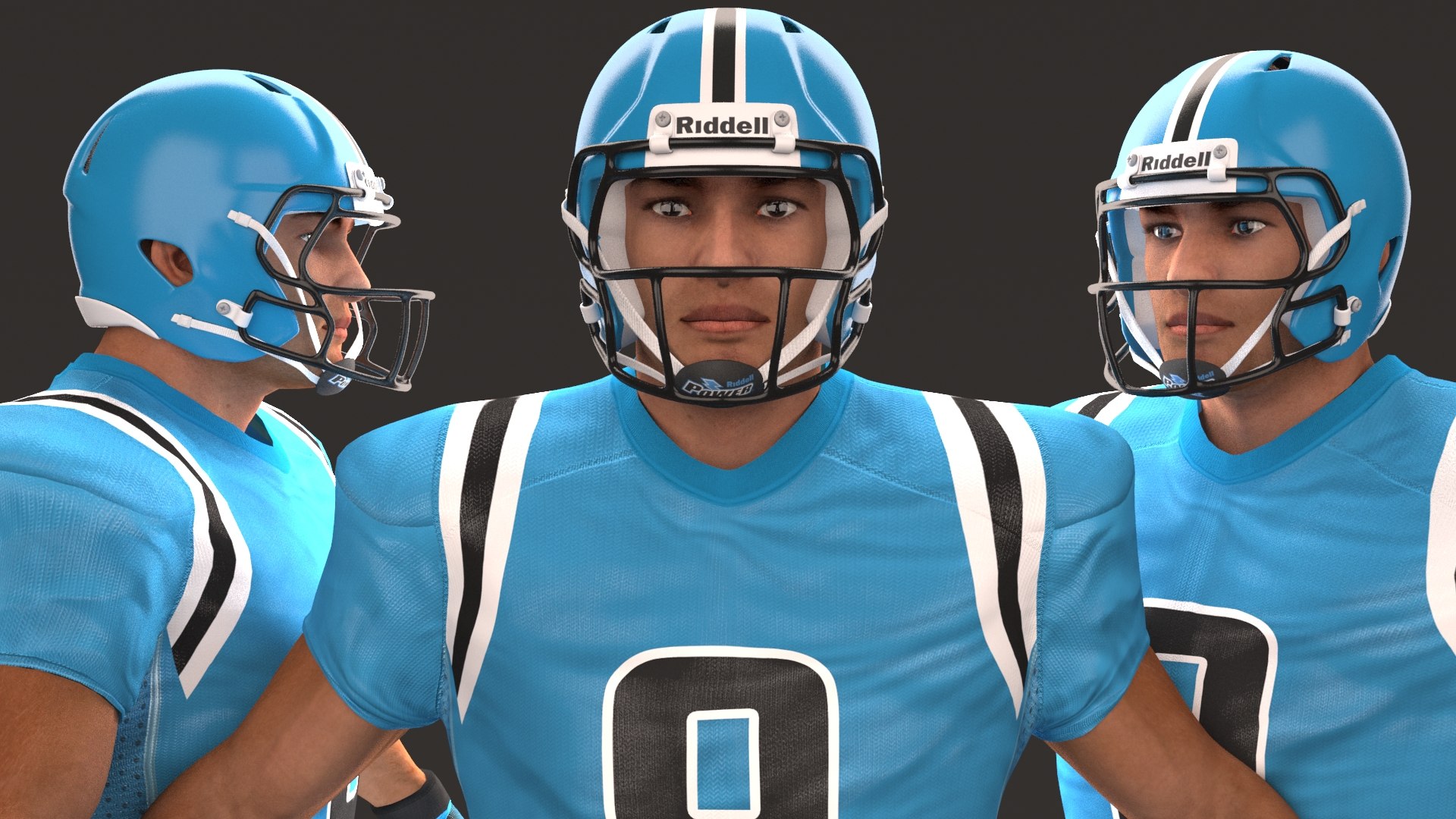 3D Football Player 2020 - TurboSquid 1541815