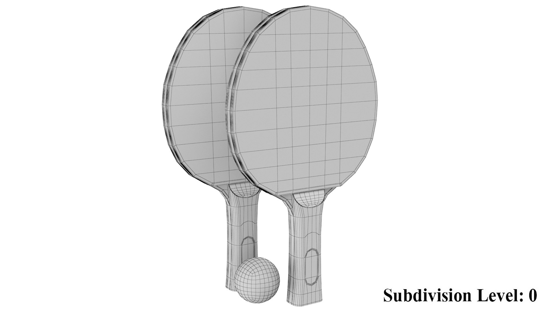 Real Ping Pong Paddles 3D Model - TurboSquid 1602268