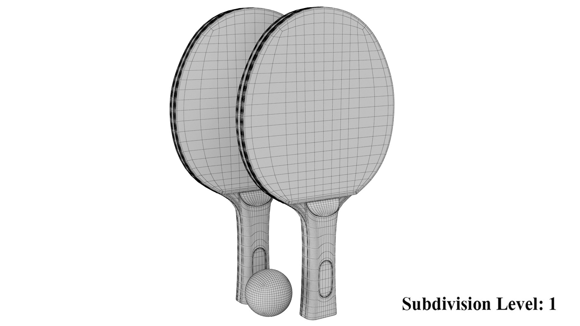 Real Ping Pong Paddles 3D Model - TurboSquid 1602268
