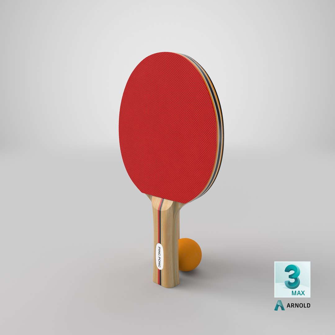 Real Ping Pong Paddles 3D Model - TurboSquid 1602268