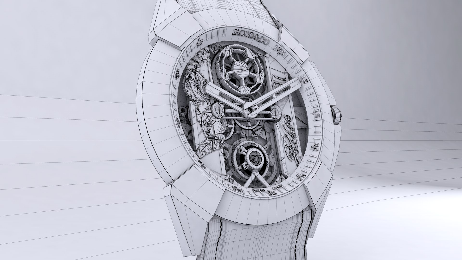 3D CR7 Iconic Watch The Jacob Co - TurboSquid 1996272