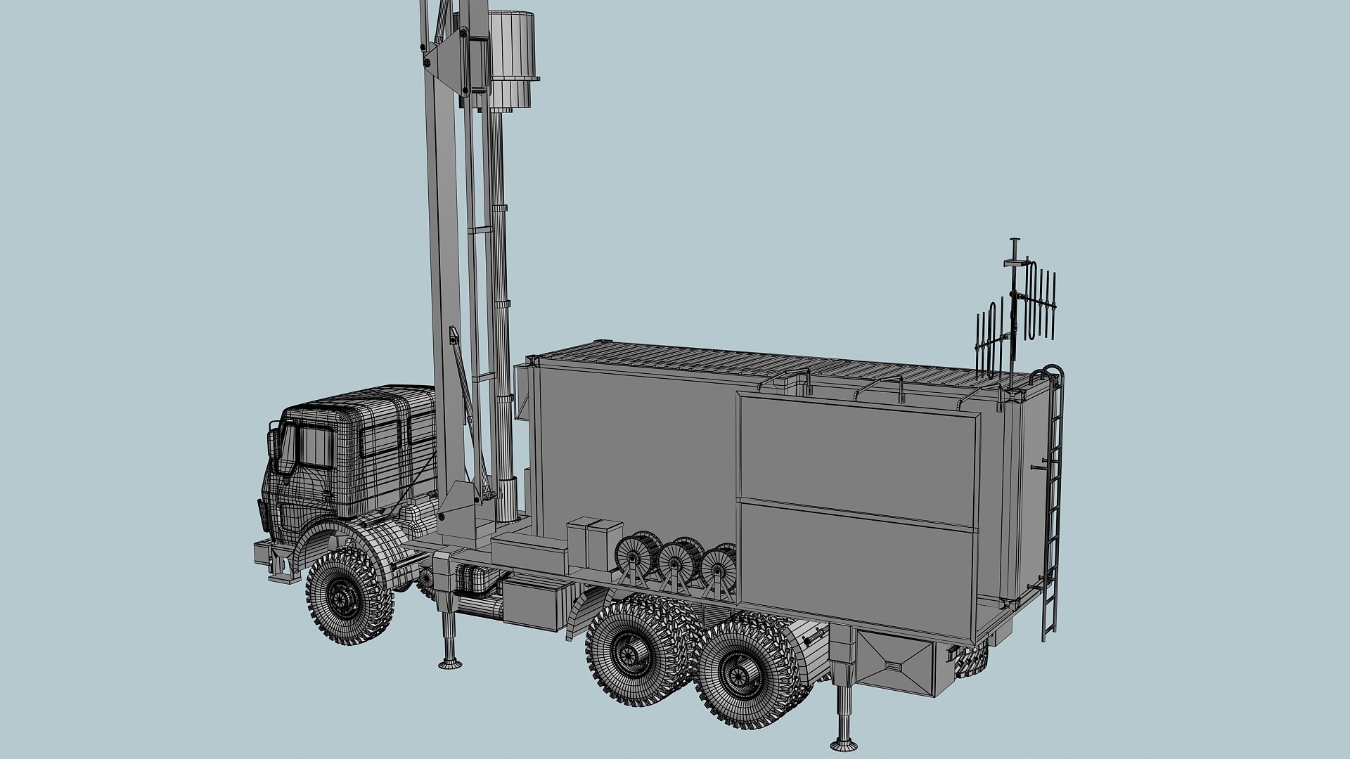 3D DWL002 Passive Detection System - TurboSquid 1835525
