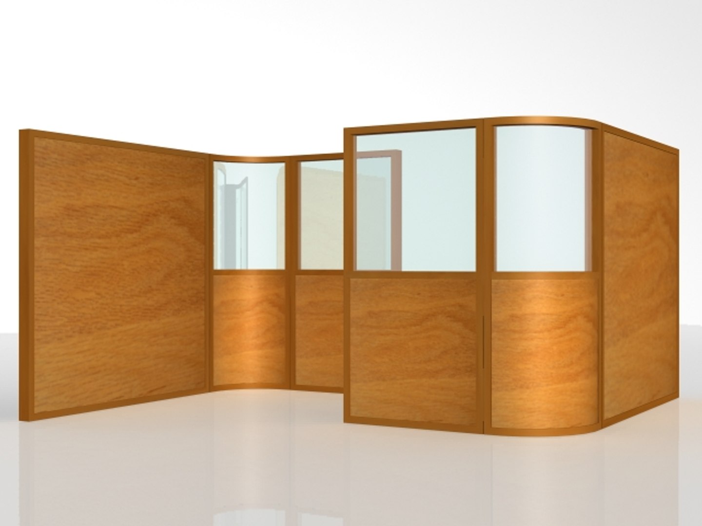 7 partitions 3d model