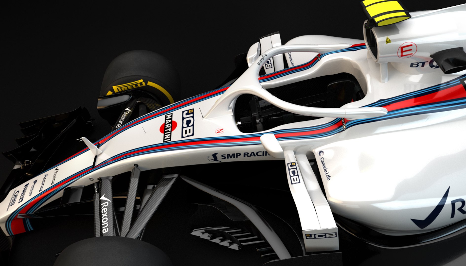 F1 Williams Fw41 2018 3D Model - TurboSquid 1269627