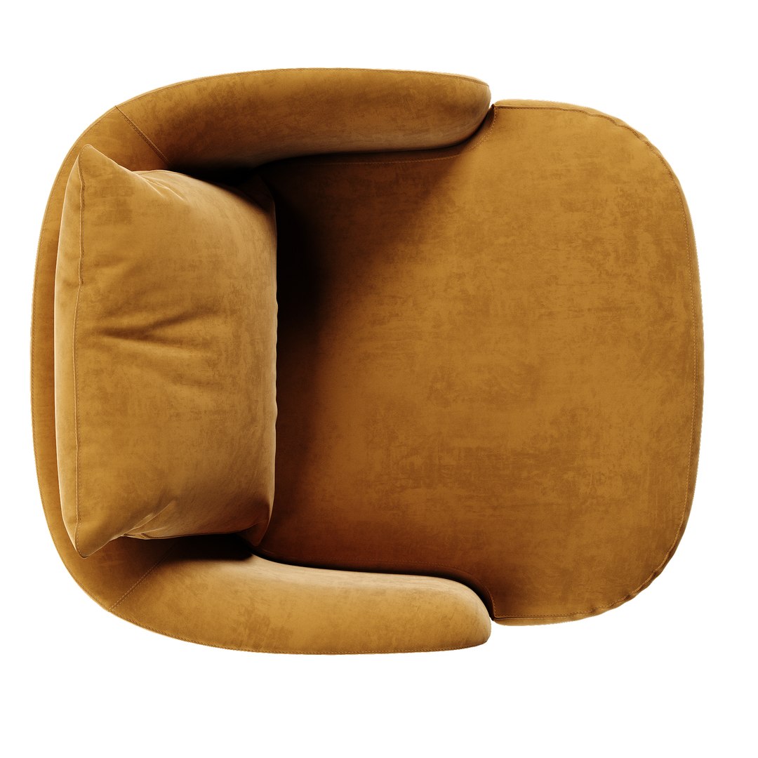 3D Minotti Raphael swivel armchair - TurboSquid 2151465