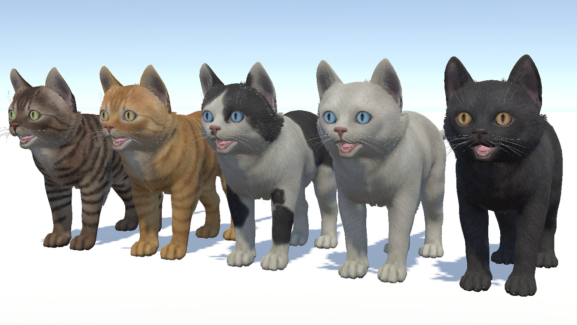 3D Kitten - Simple - TurboSquid 2095310