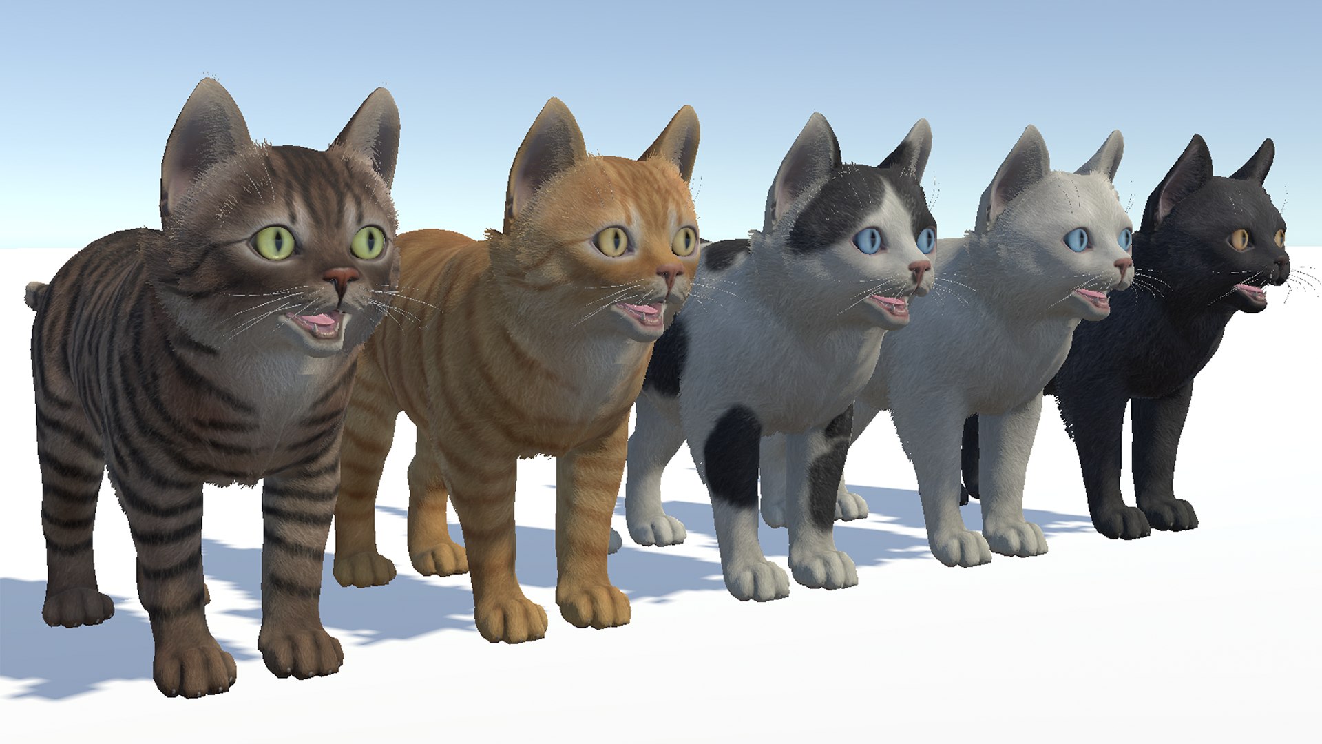 3D Kitten - Simple - TurboSquid 2095310