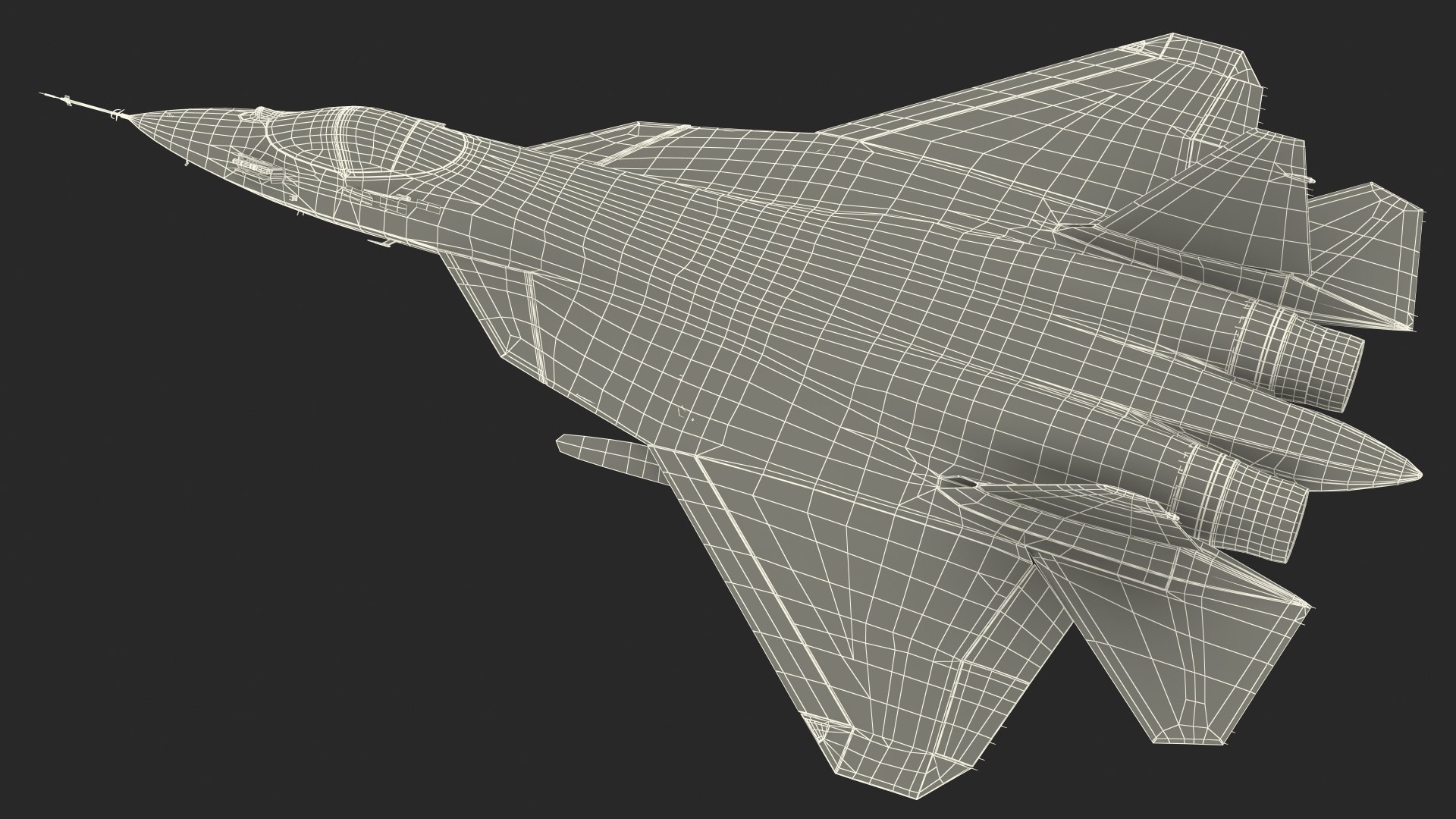 Su 57 Stealth Jet Fighter 3D - TurboSquid 1641153