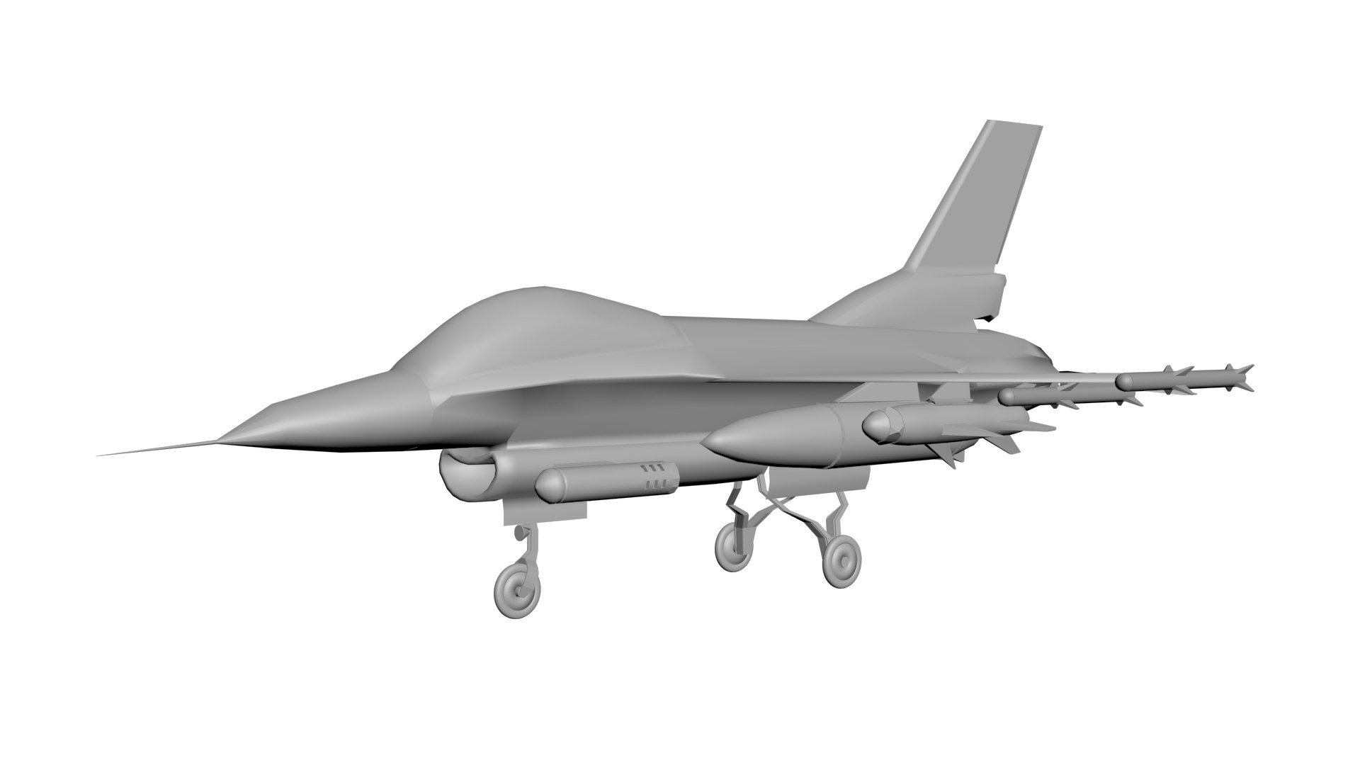 F16 3D Model - TurboSquid 1907333