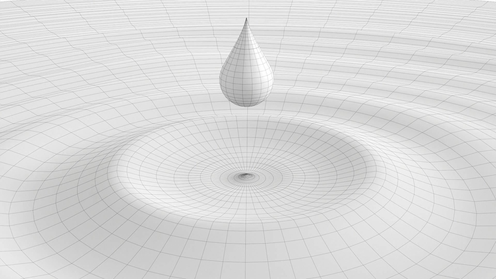 3D Water Surface With Drop - TurboSquid 1824301