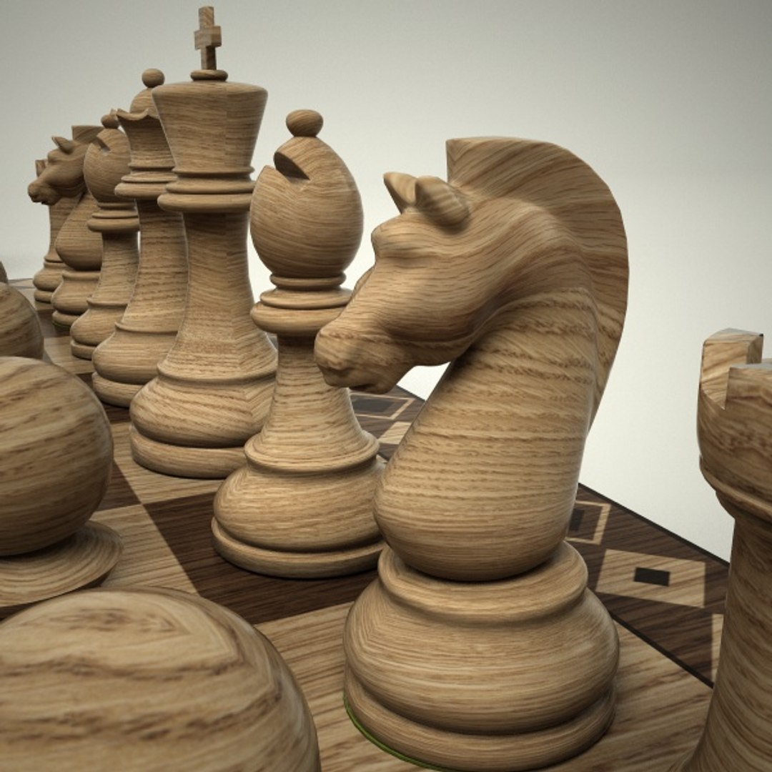 3dsmax chess set 2 hd