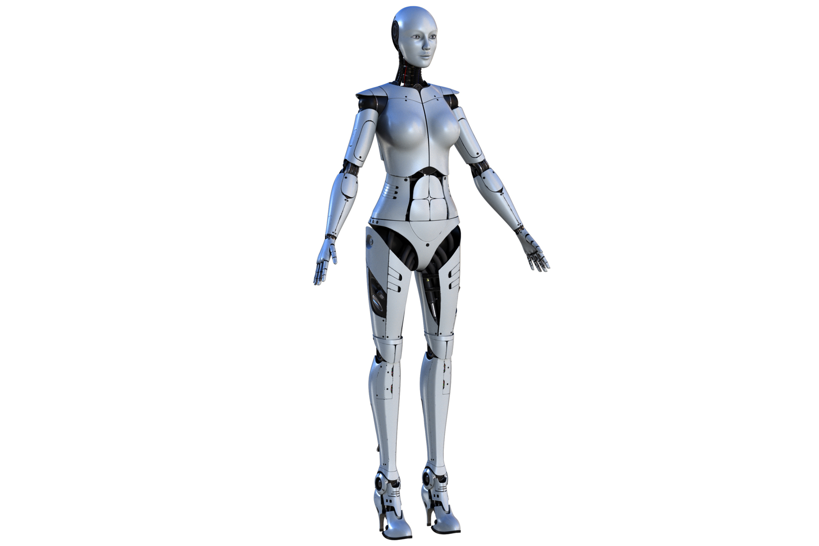 3D female robot - TurboSquid 1332327