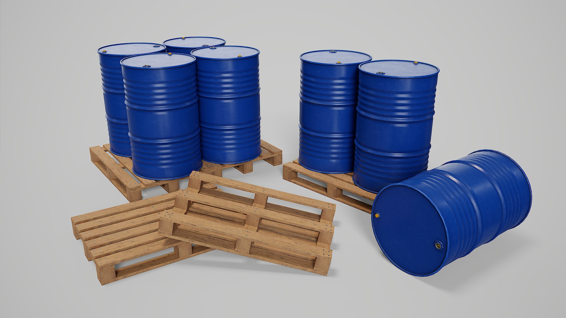 3D Barrel Game Ready - TurboSquid 2234802