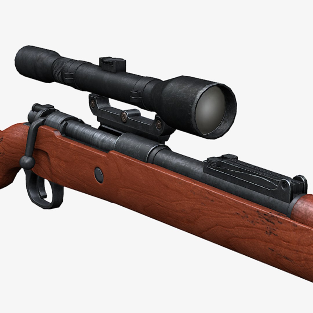 sniper karabiner 98k 3d model