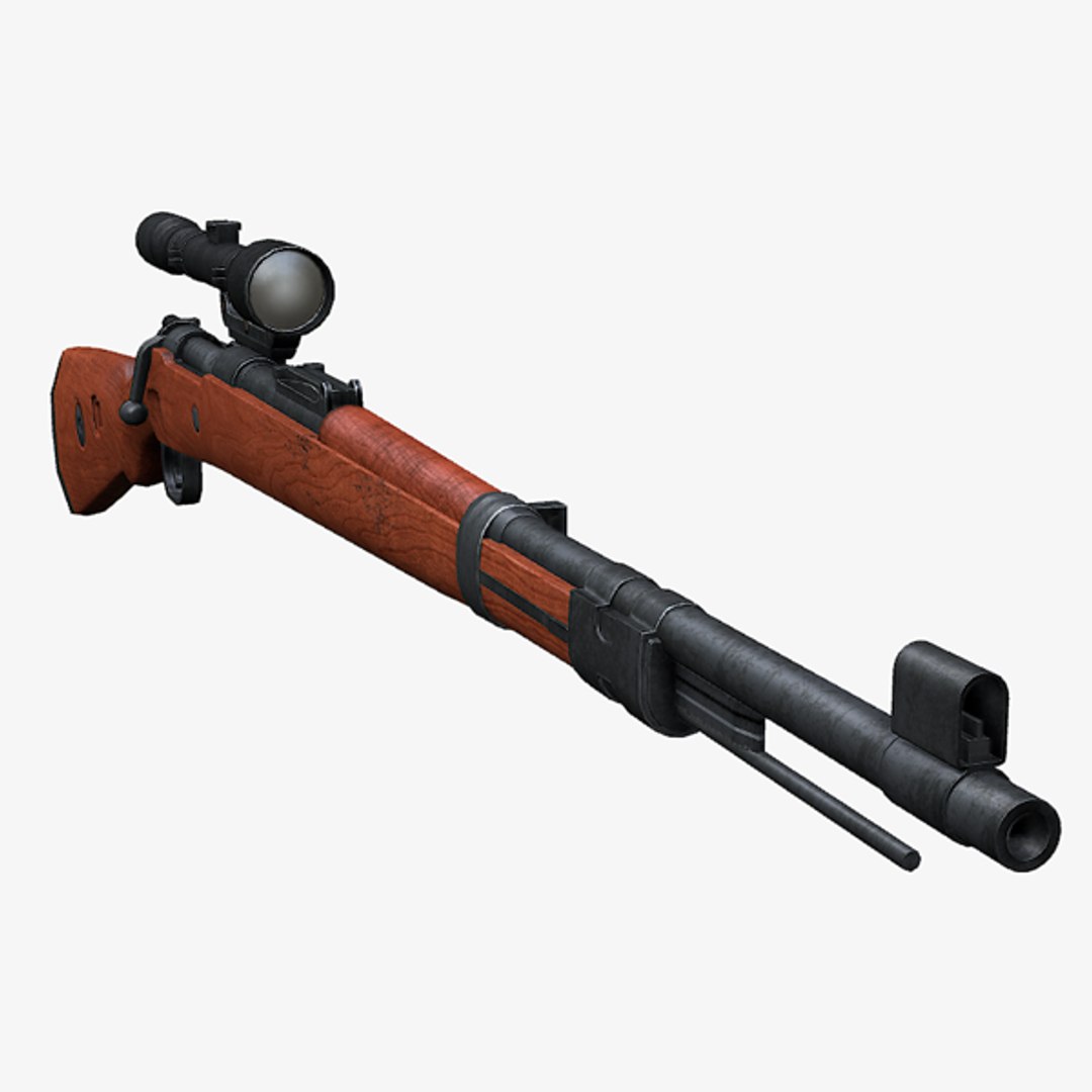 sniper karabiner 98k 3d model