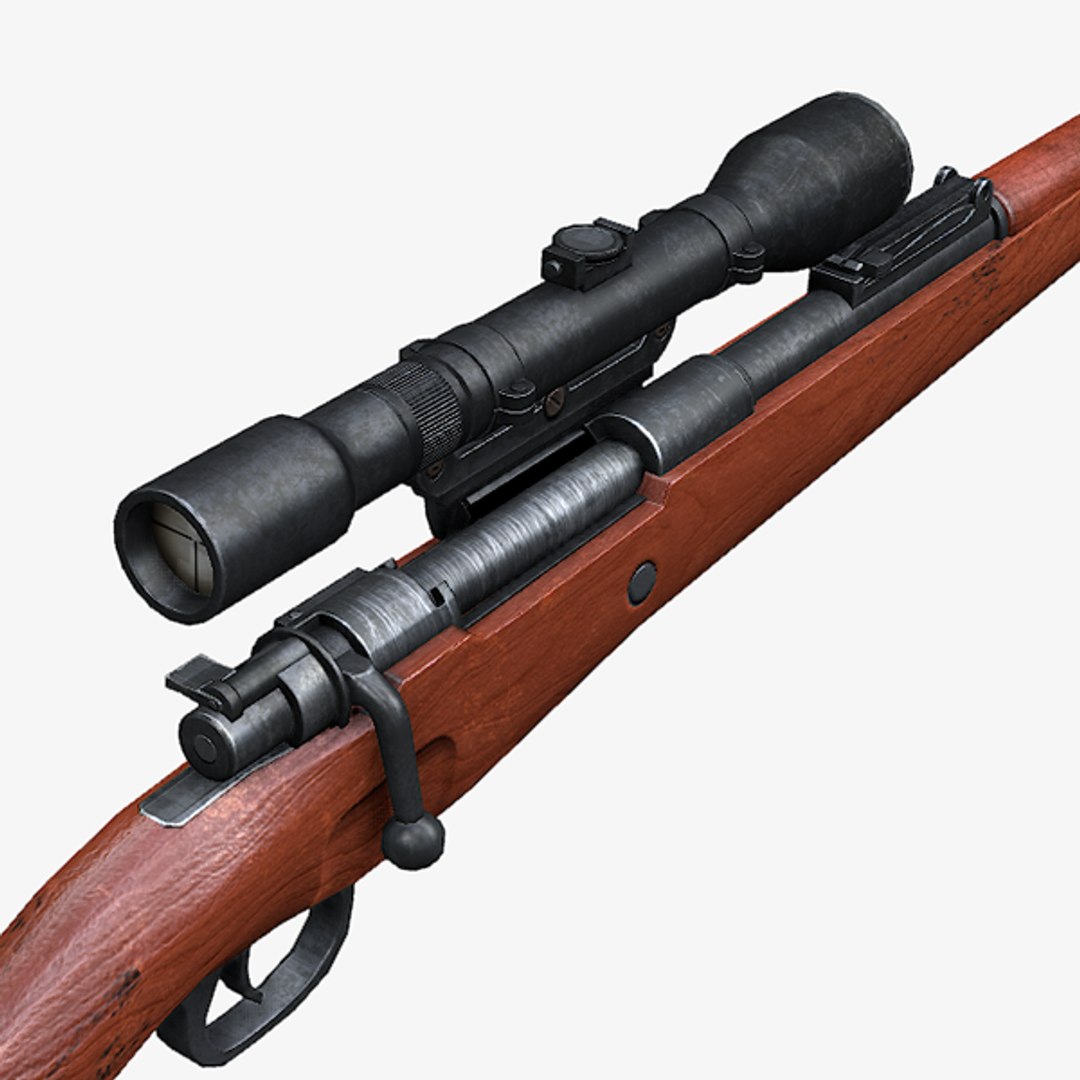 sniper karabiner 98k 3d model