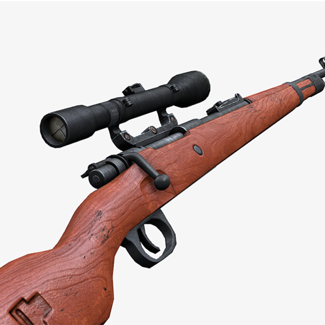 sniper karabiner 98k 3d model