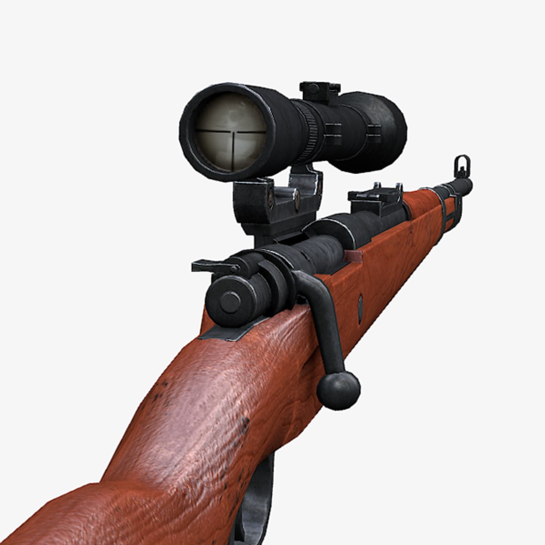 sniper karabiner 98k 3d model
