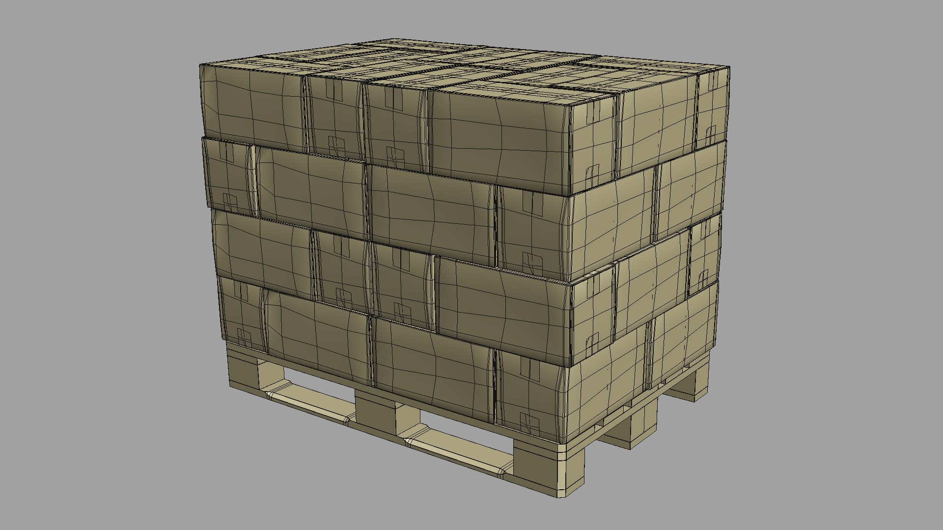 Pallet Boxes 3D Model - TurboSquid 1296883