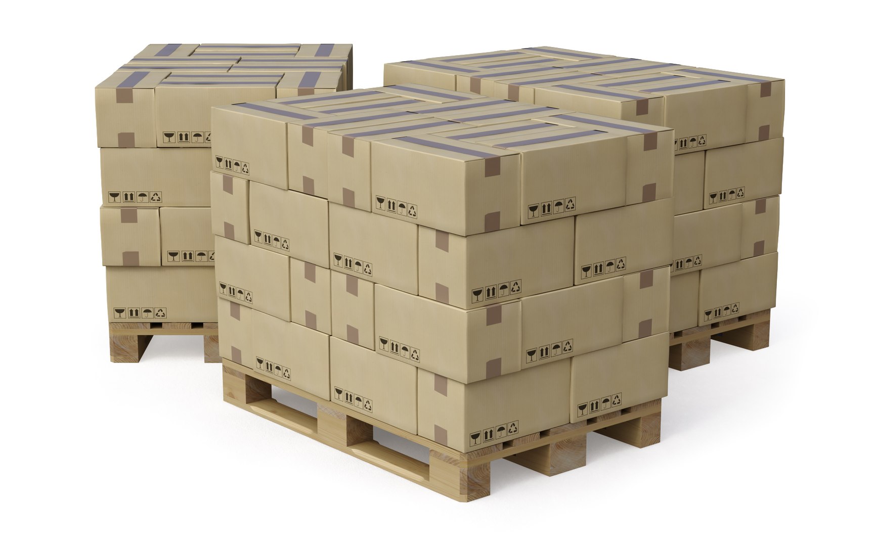 Pallet Boxes 3D Model - TurboSquid 1296883