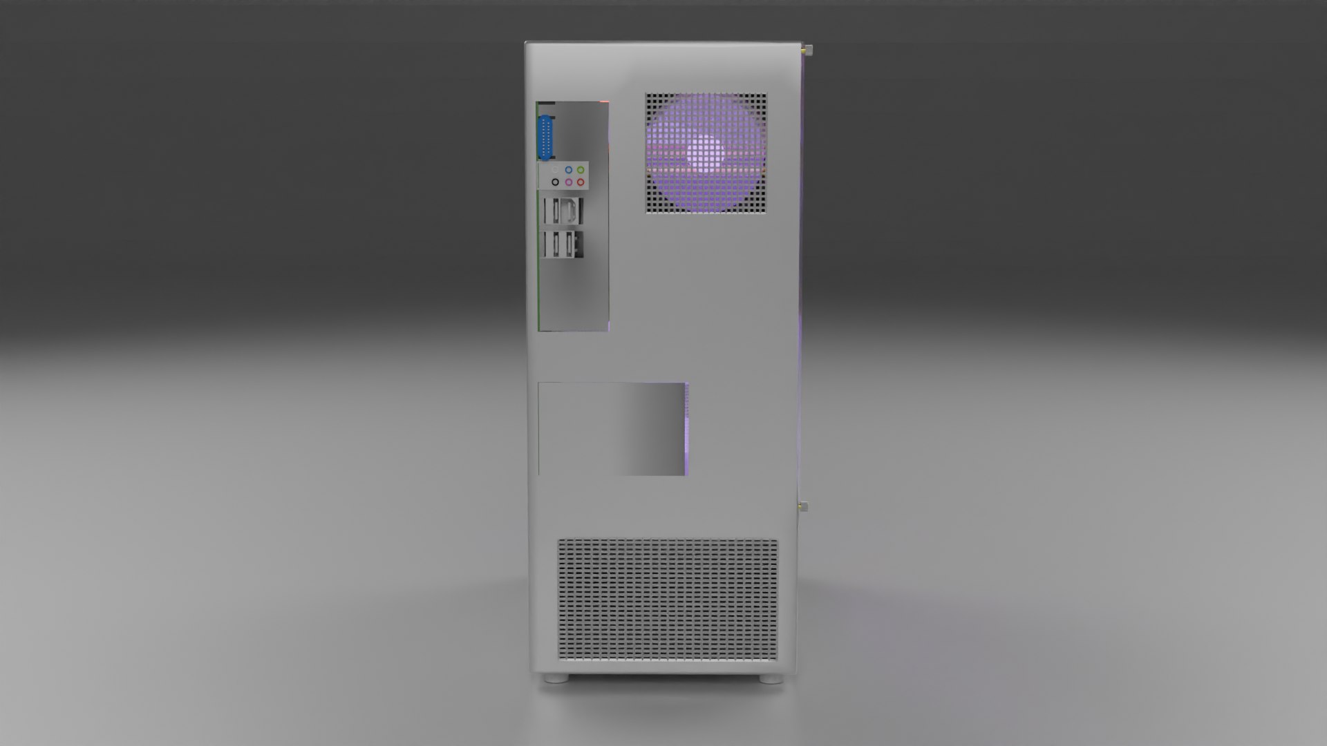 Full Case PC White 3D Model - TurboSquid 2251313