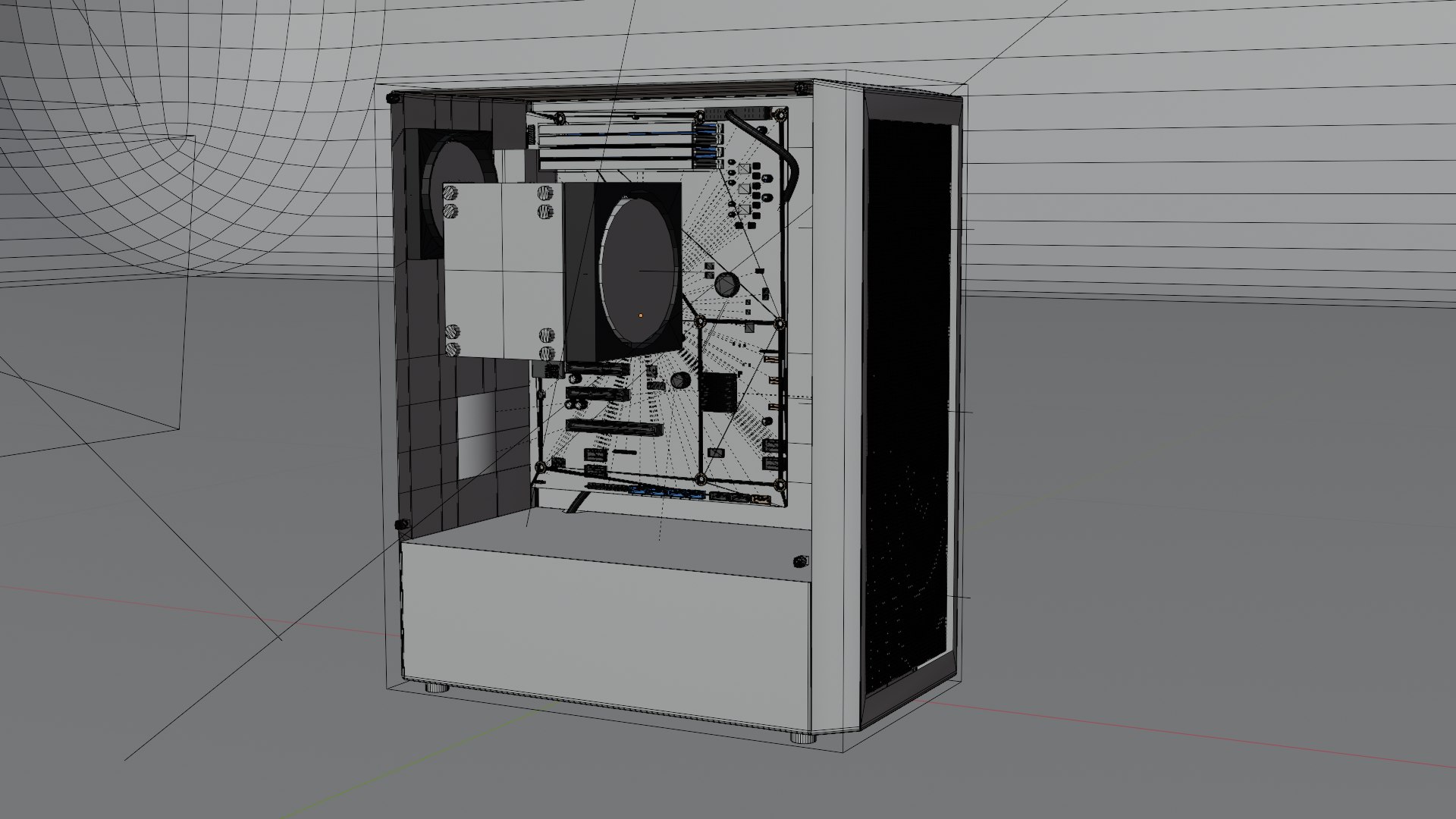 Full Case PC White 3D Model - TurboSquid 2251313