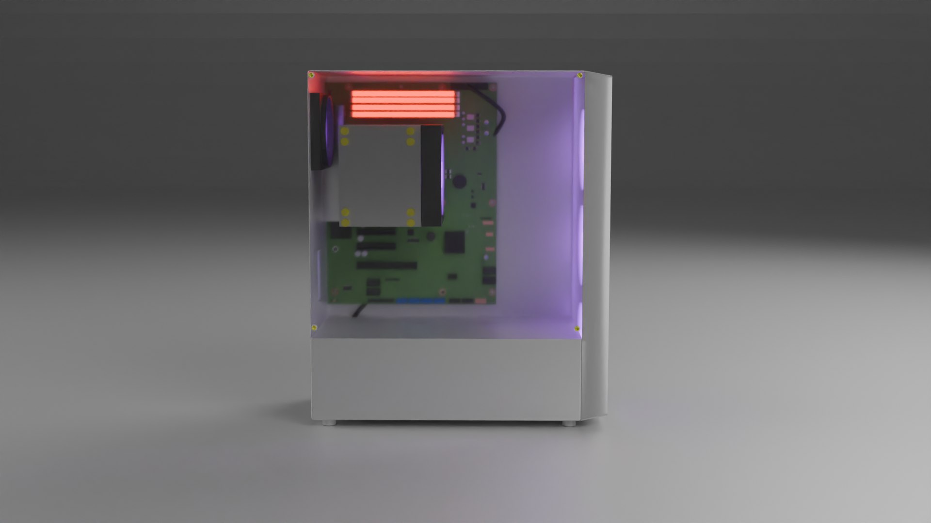 Full Case PC White 3D Model - TurboSquid 2251313