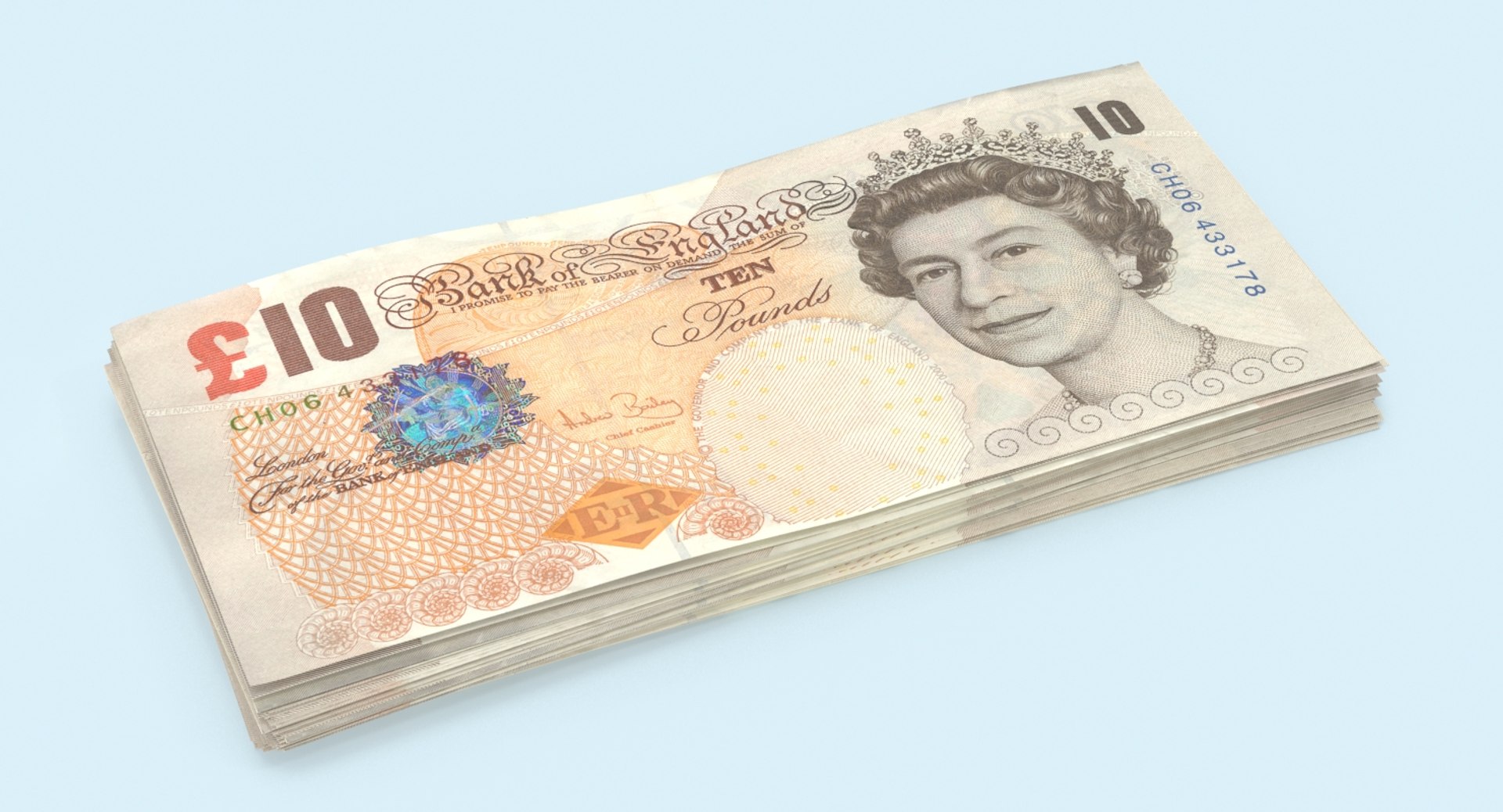 10-pound-note---pack 3D Model | 1145020 | TurboSquid