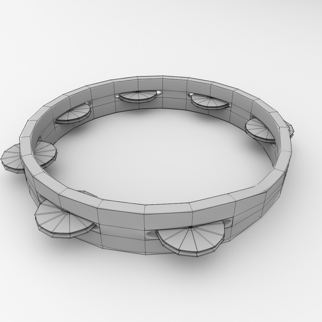 Tambourine 3d 3ds