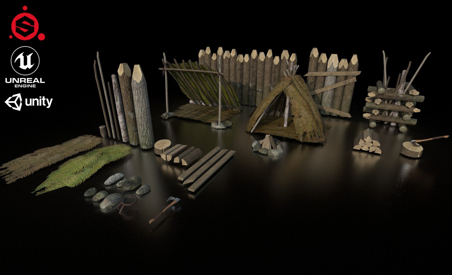 3D Ue4 Unity Metallic - TurboSquid 1314914