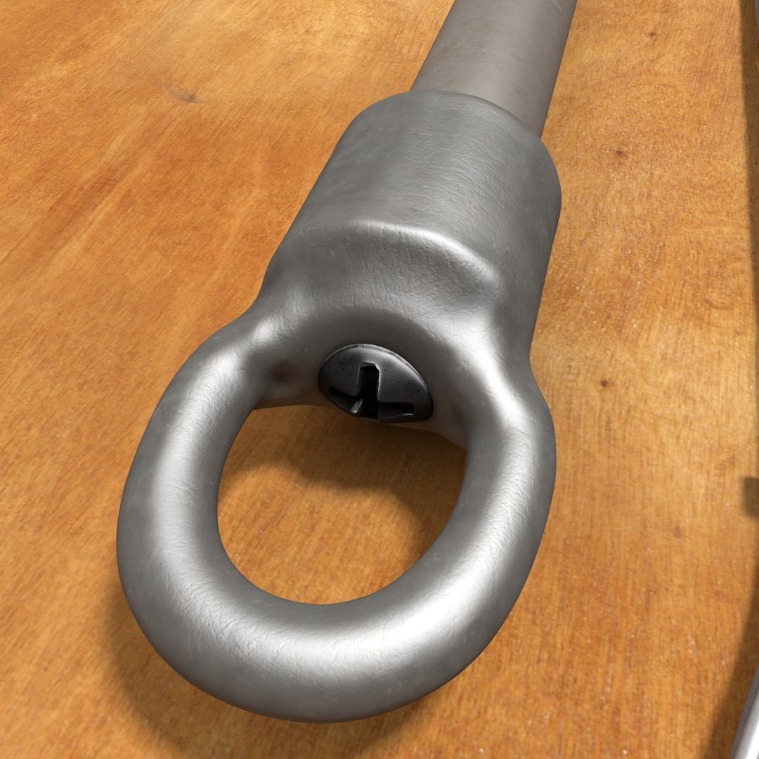 3d model bolt nut wire
