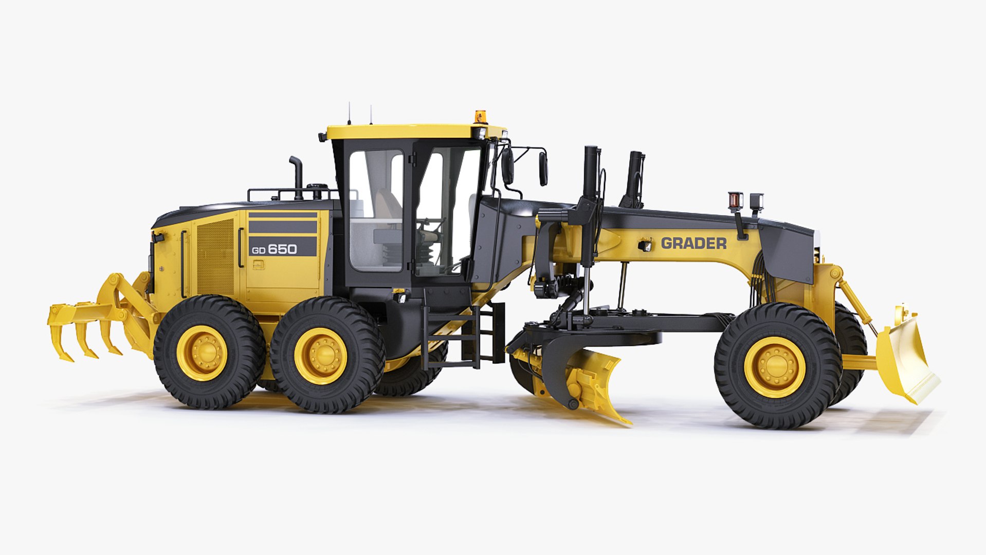 3d model motor grader