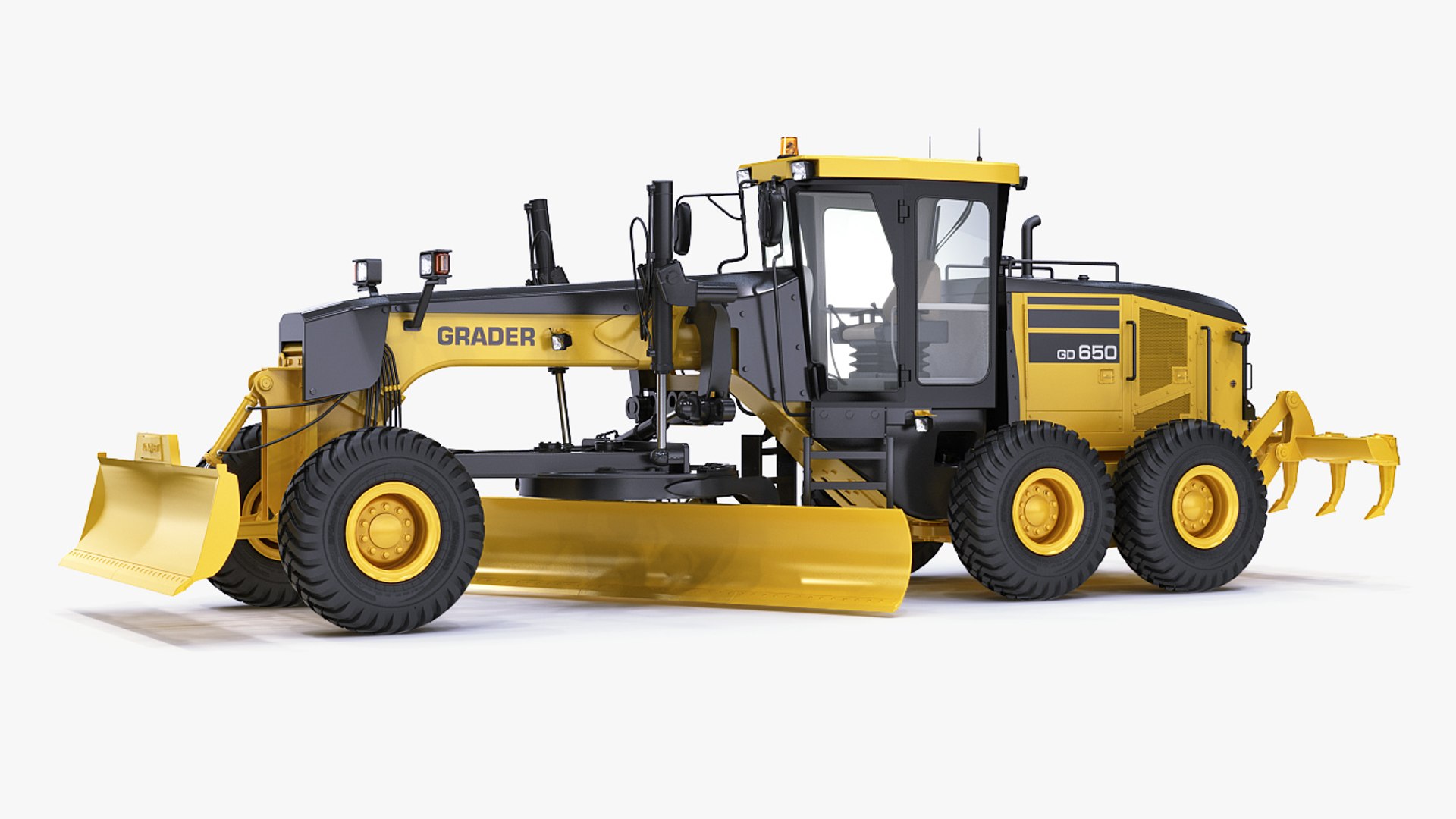 3d model motor grader
