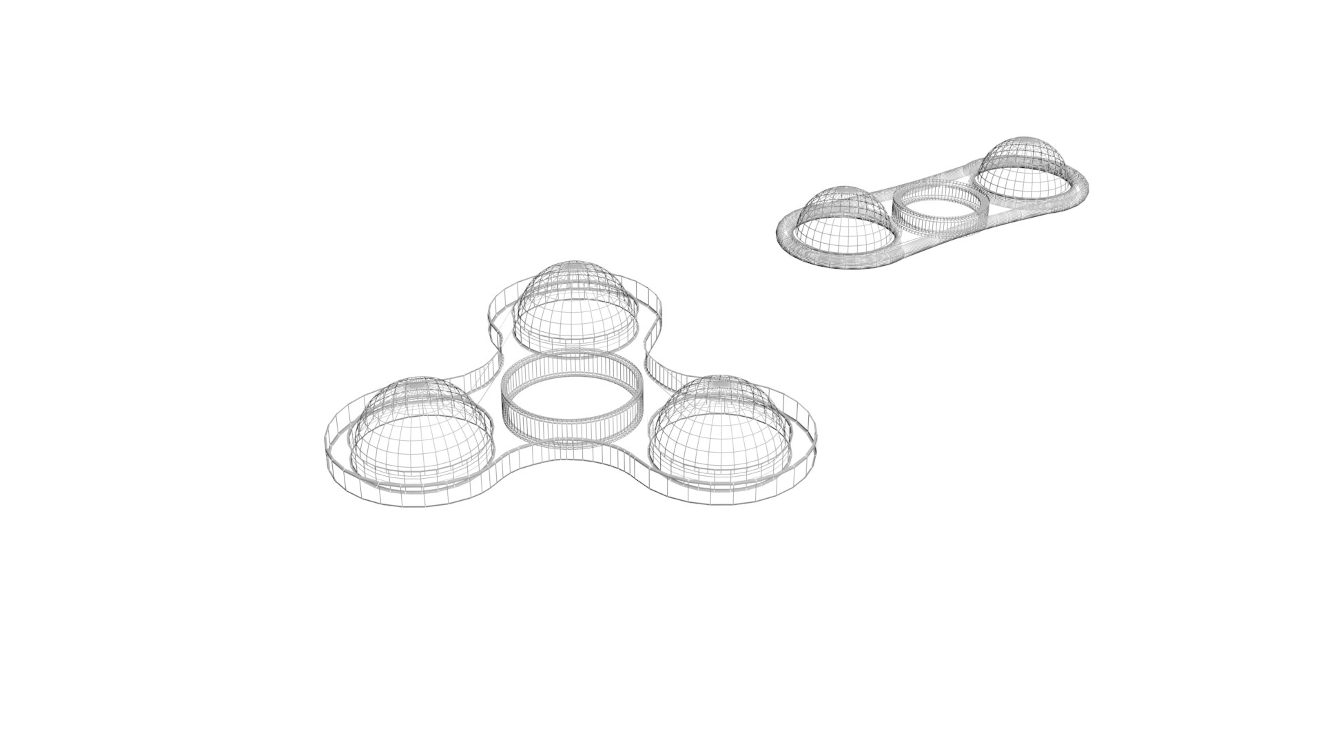 3D Spinner Simple Dimples Set - TurboSquid 1764776