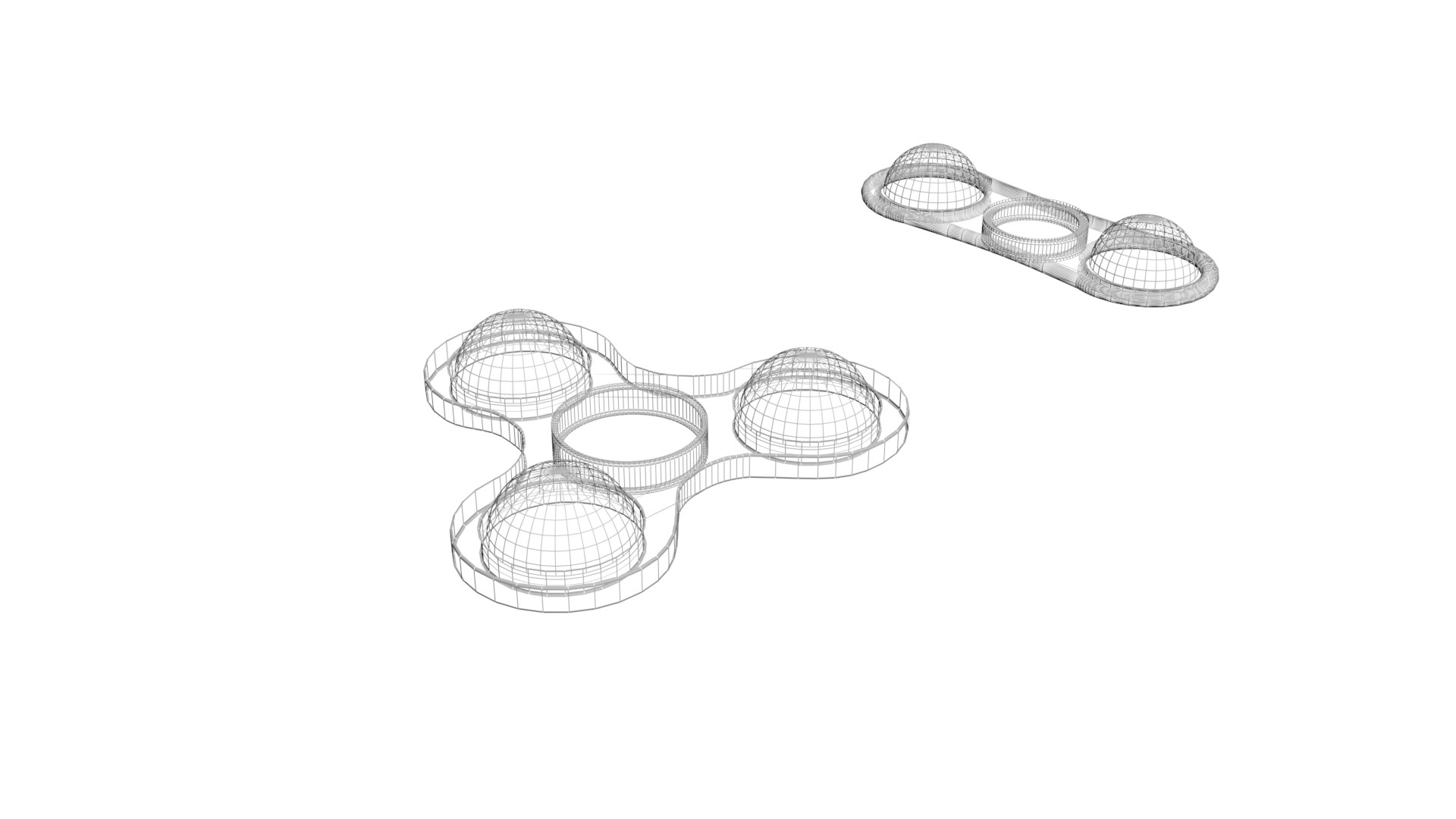 3D Spinner Simple Dimples Set - TurboSquid 1764776