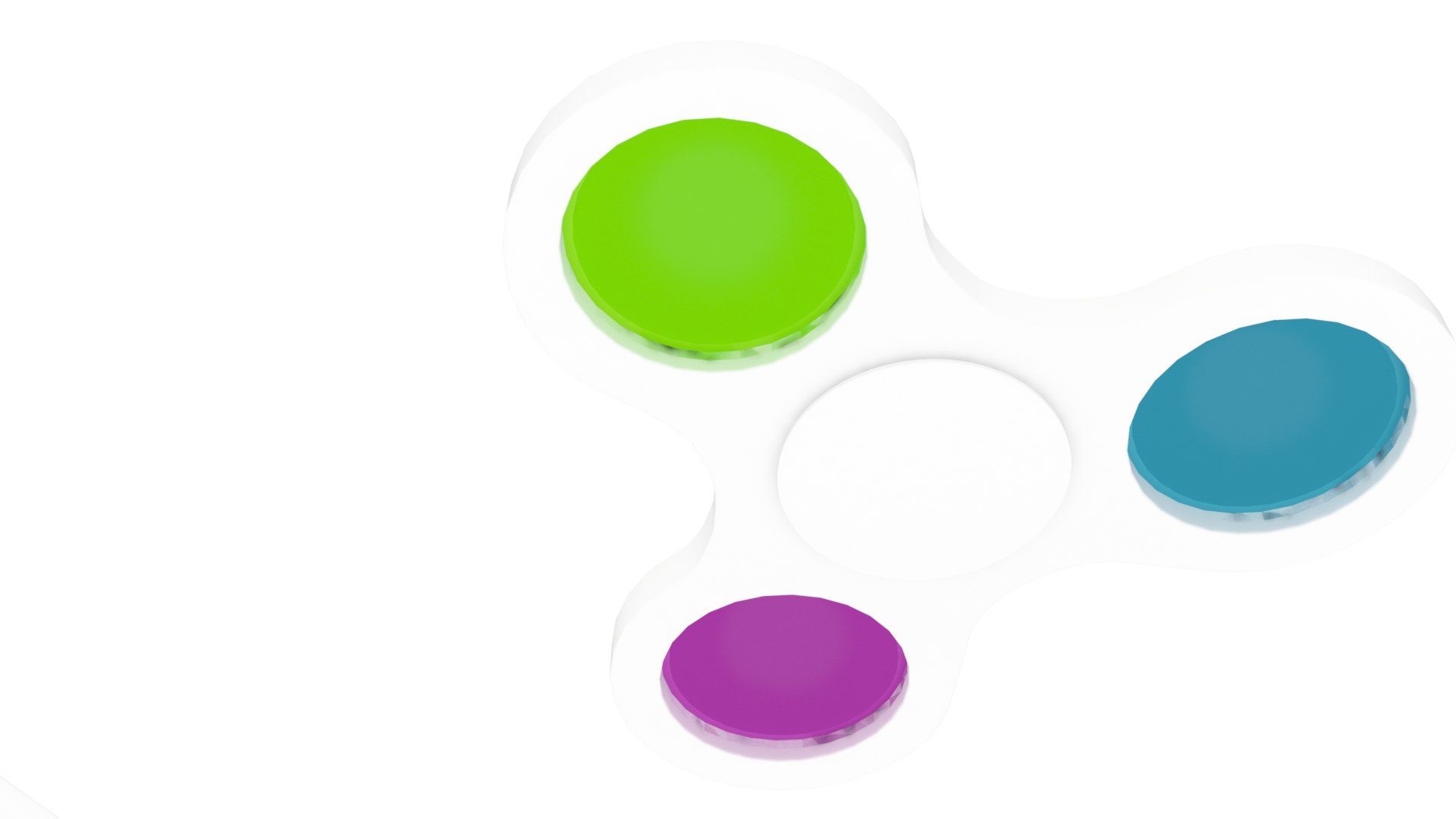 3D Spinner Simple Dimples Set - TurboSquid 1764776