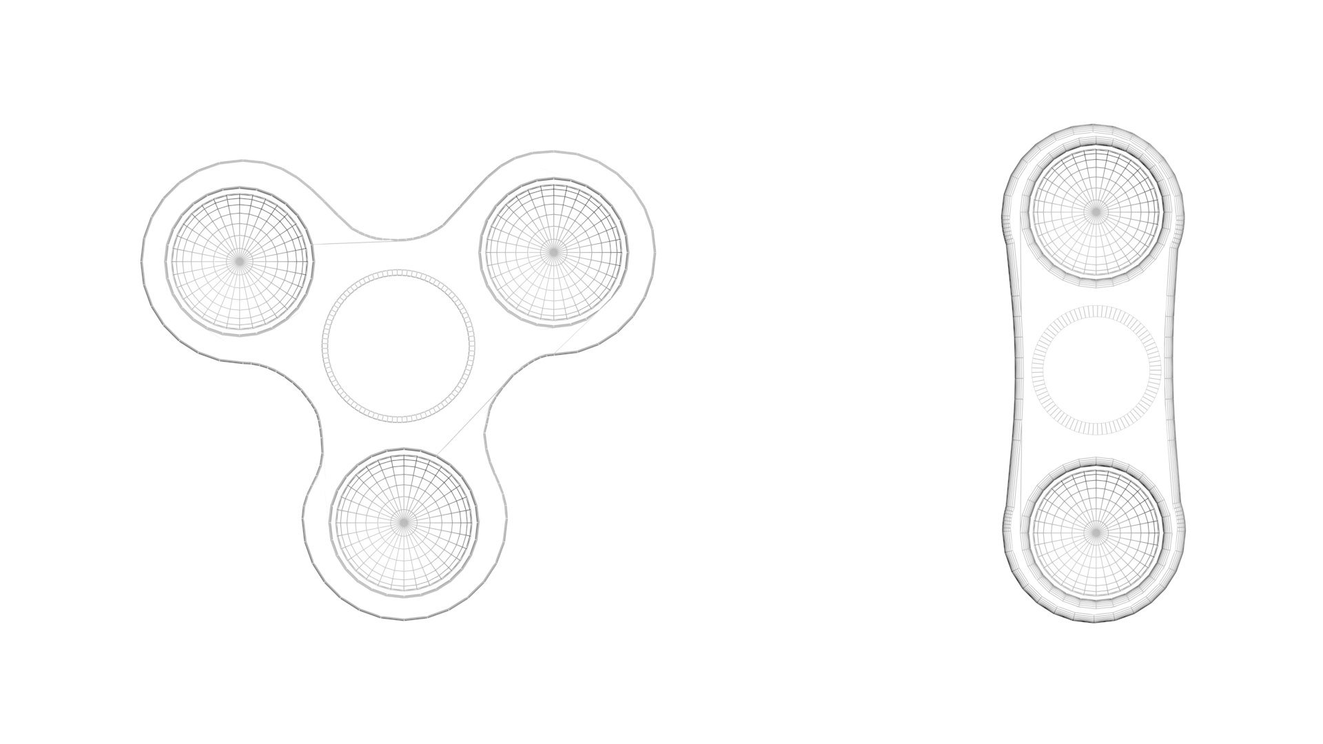 3D Spinner Simple Dimples Set - TurboSquid 1764776