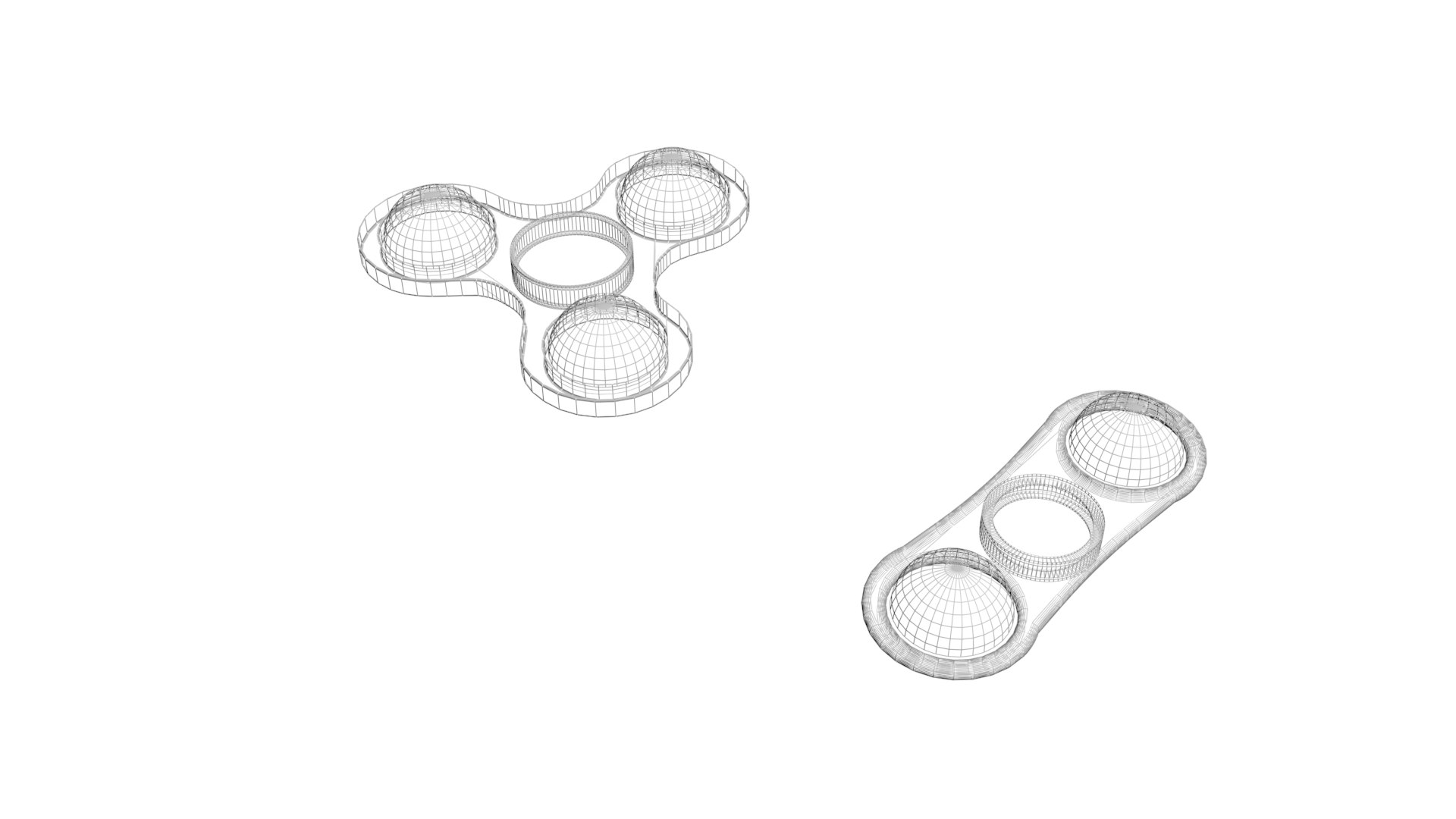 3D Spinner Simple Dimples Set - TurboSquid 1764776