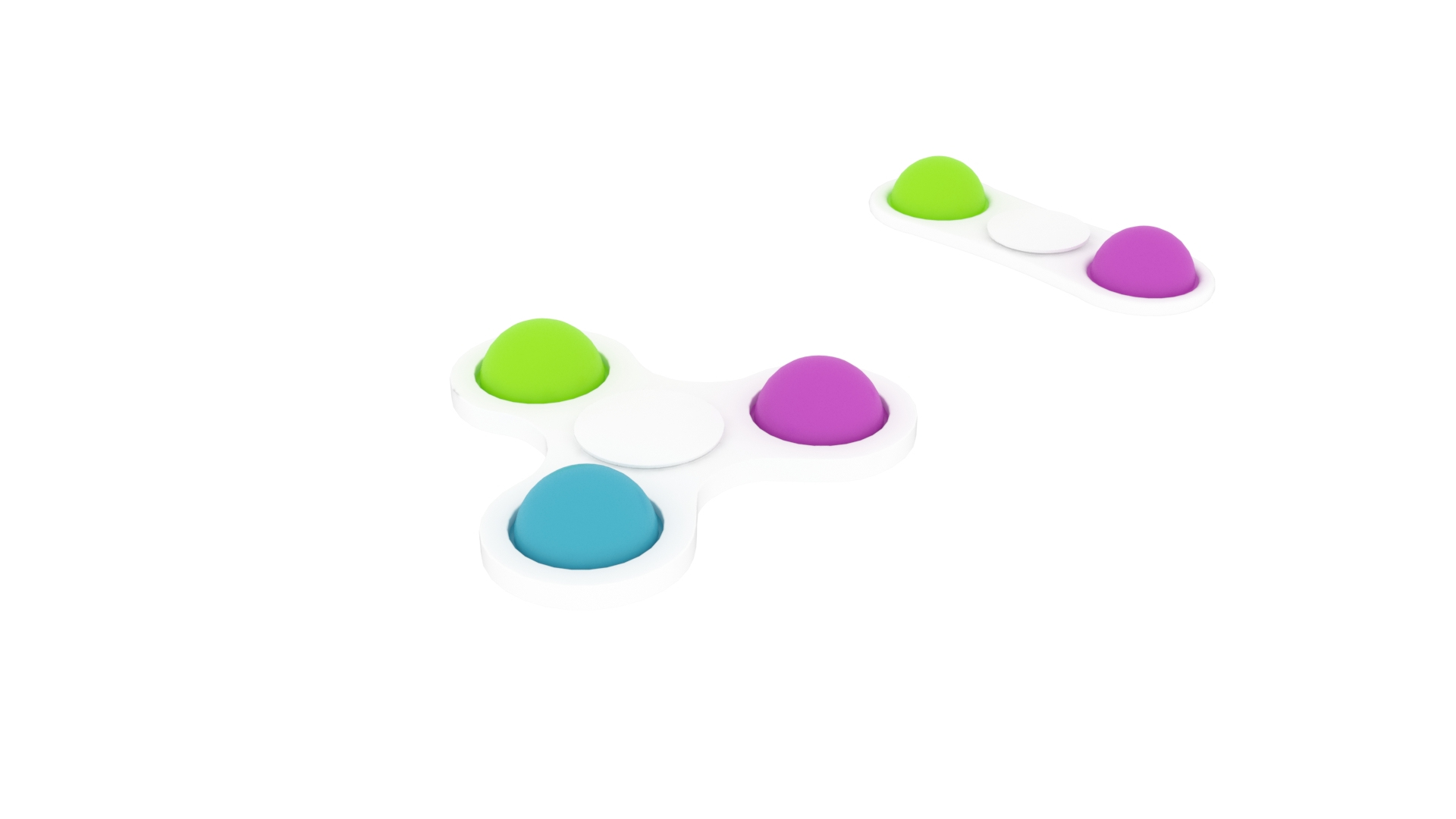 3D Spinner Simple Dimples Set - TurboSquid 1764776