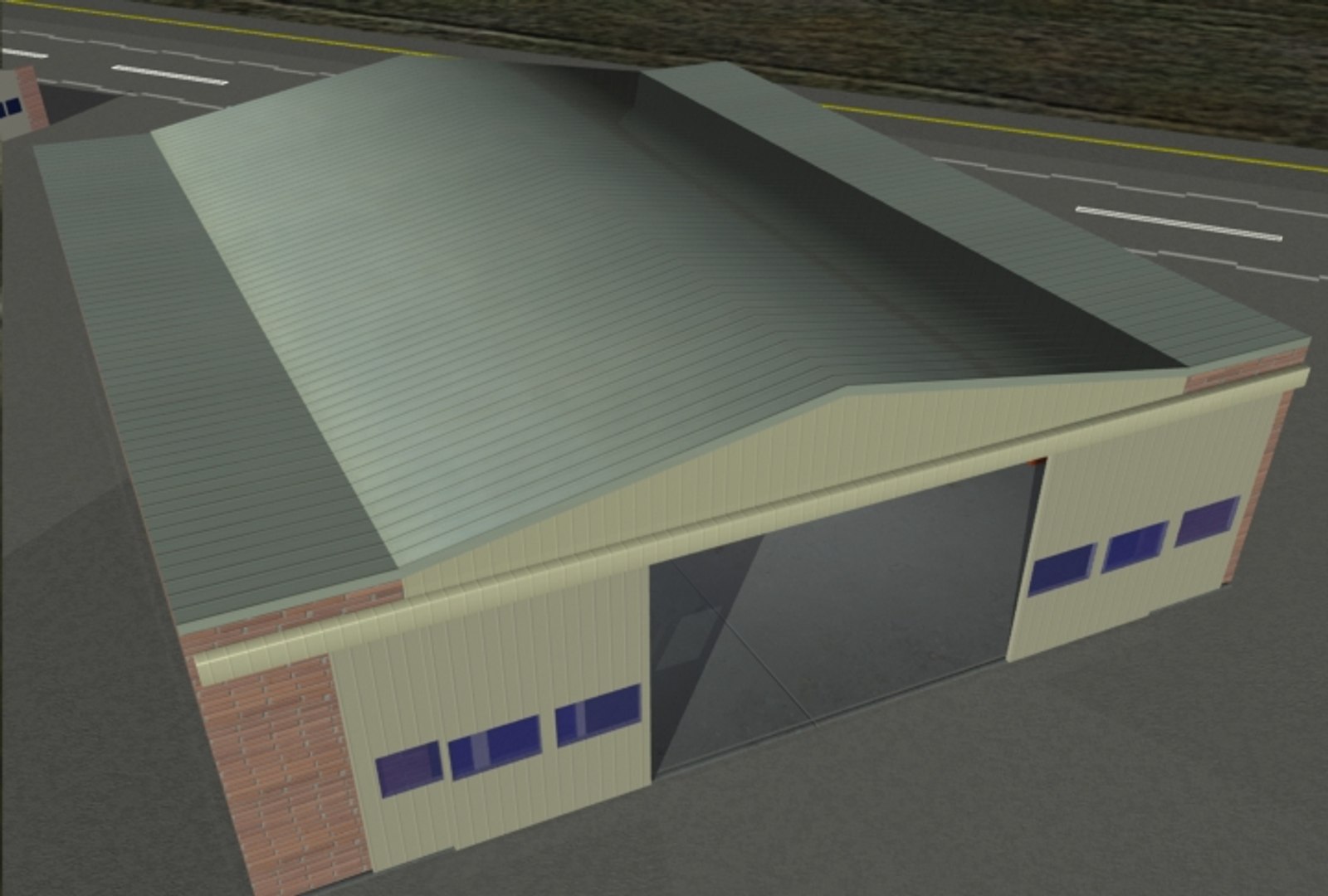 3d Model Storage Hangar