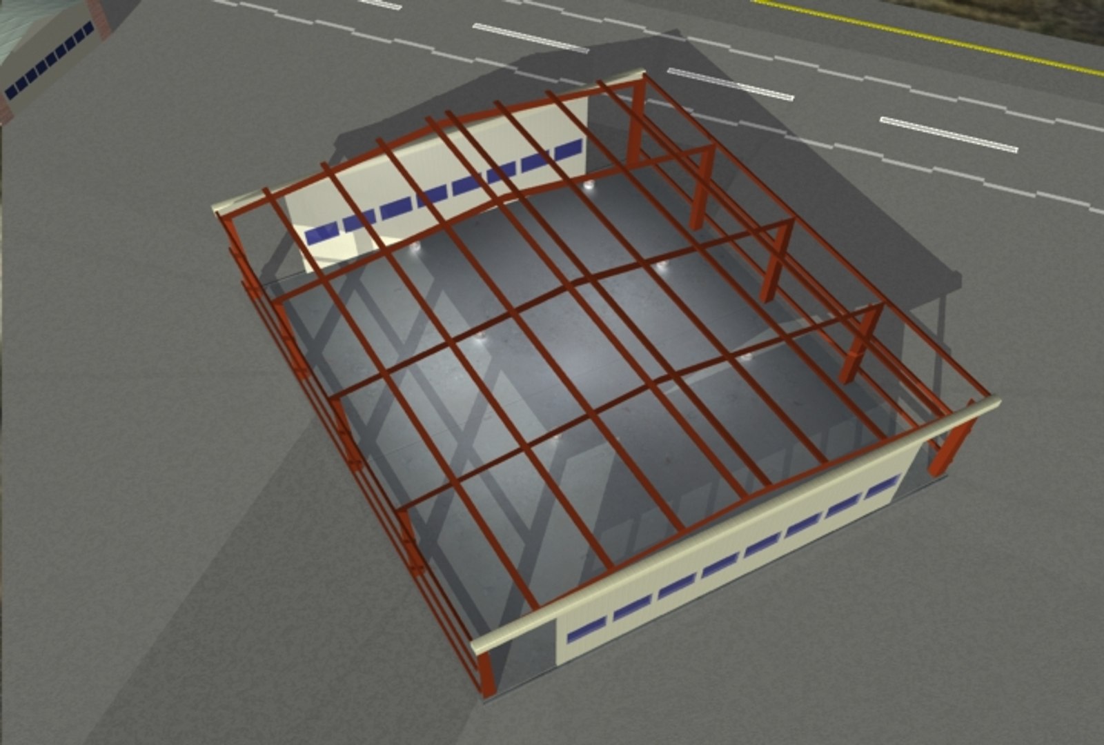 3d Model Storage Hangar