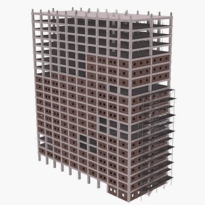 3d structure building factory model